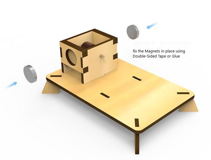 Make-Your-Own Motor Assembly Model DIY Kit Of MDF – RoboticsDNA
