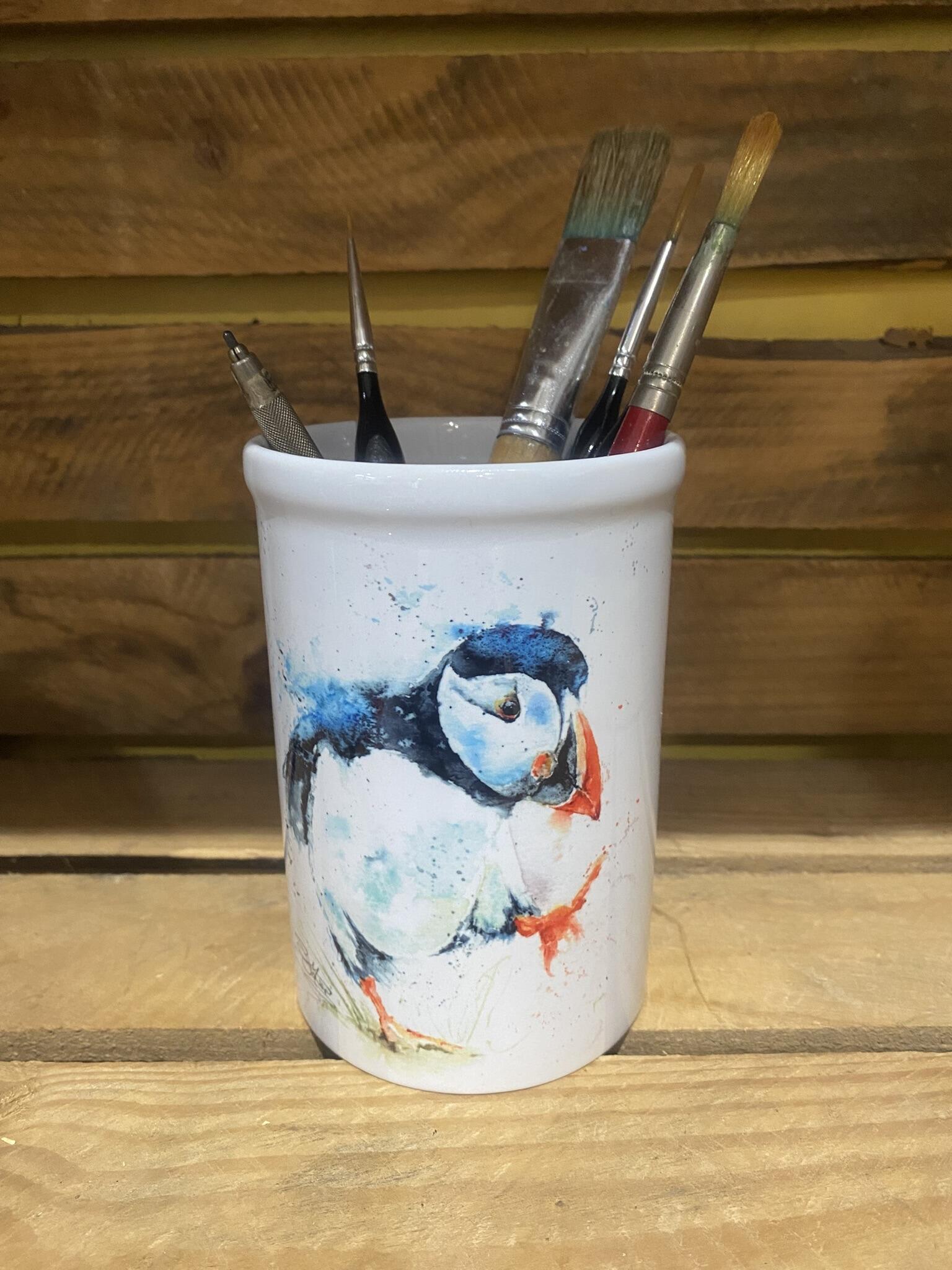 Puffin Toothbrush Holder | Bathroom Accessories | Gekko Art Watercolours