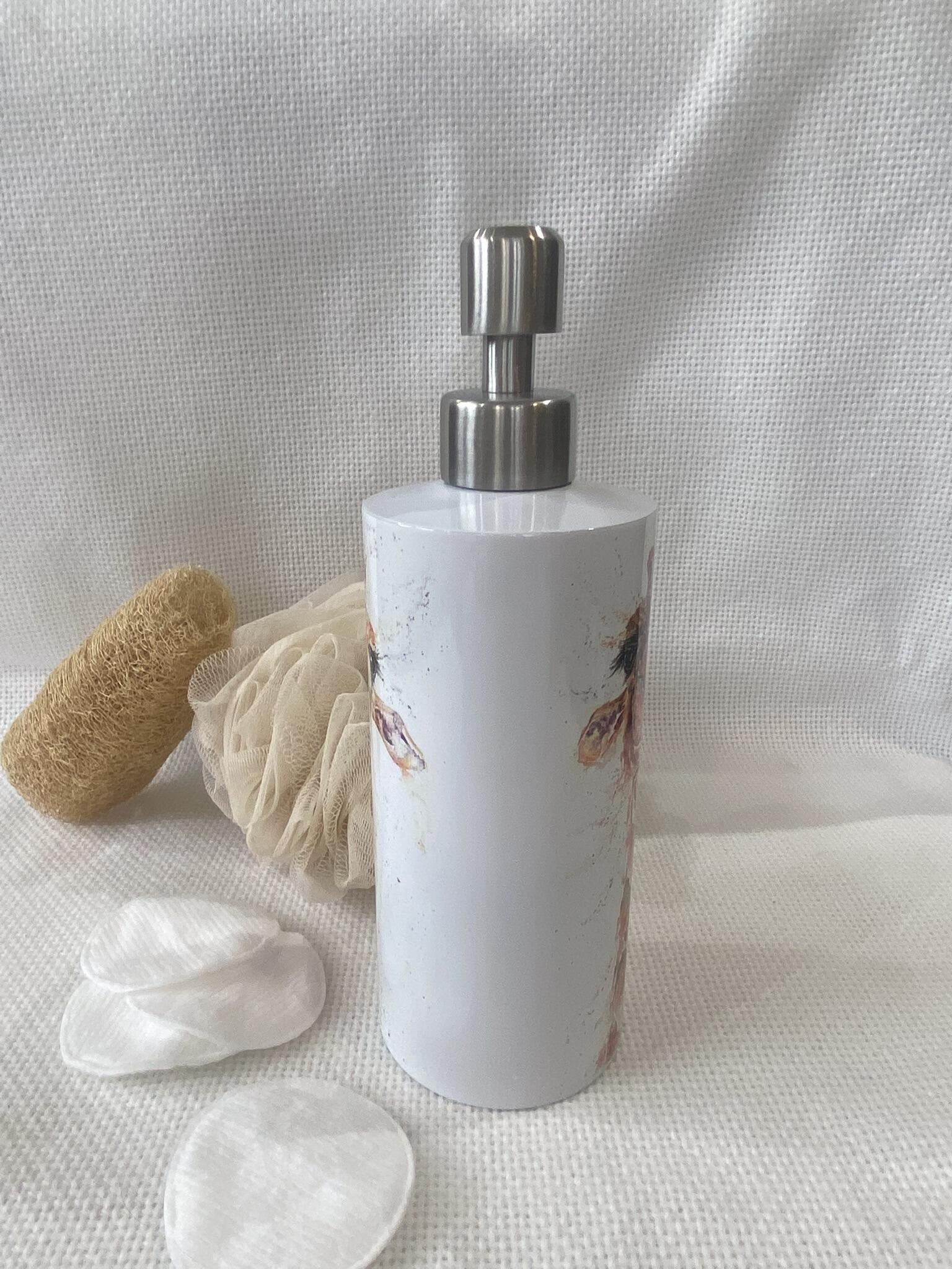 Giraffe Soap Dispenser | Bathroom Accessories | Gekko Art Watercolours