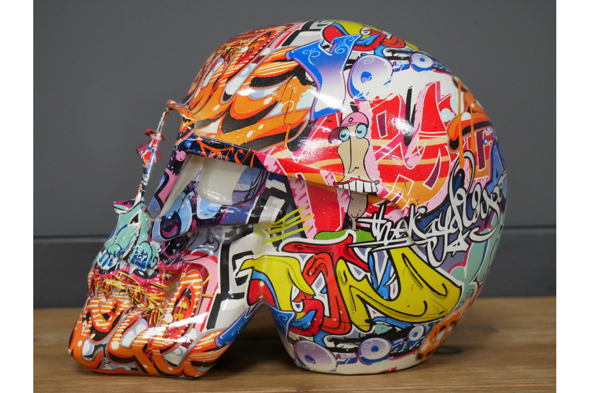 Skull With Mirrored Shades