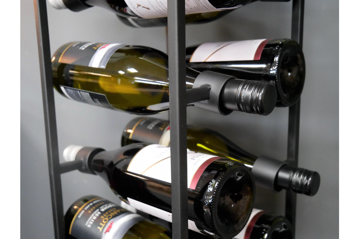 18 Bottle Metal Wine Rack