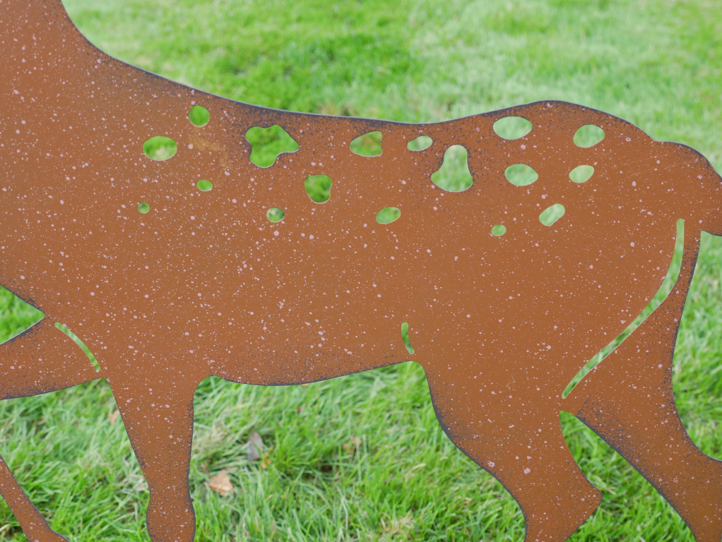 A Deer Garden Stake