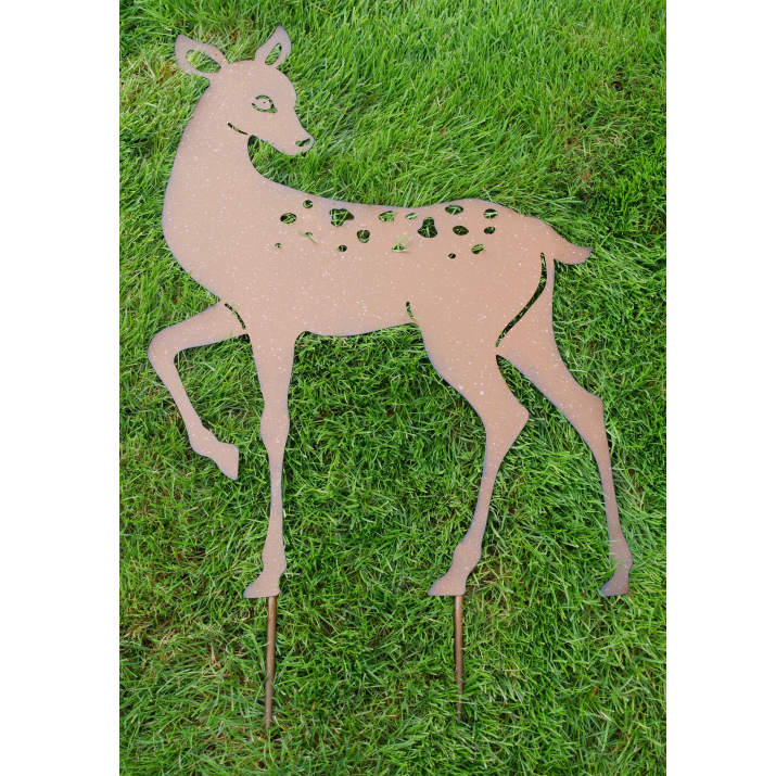 A Deer Garden Stake