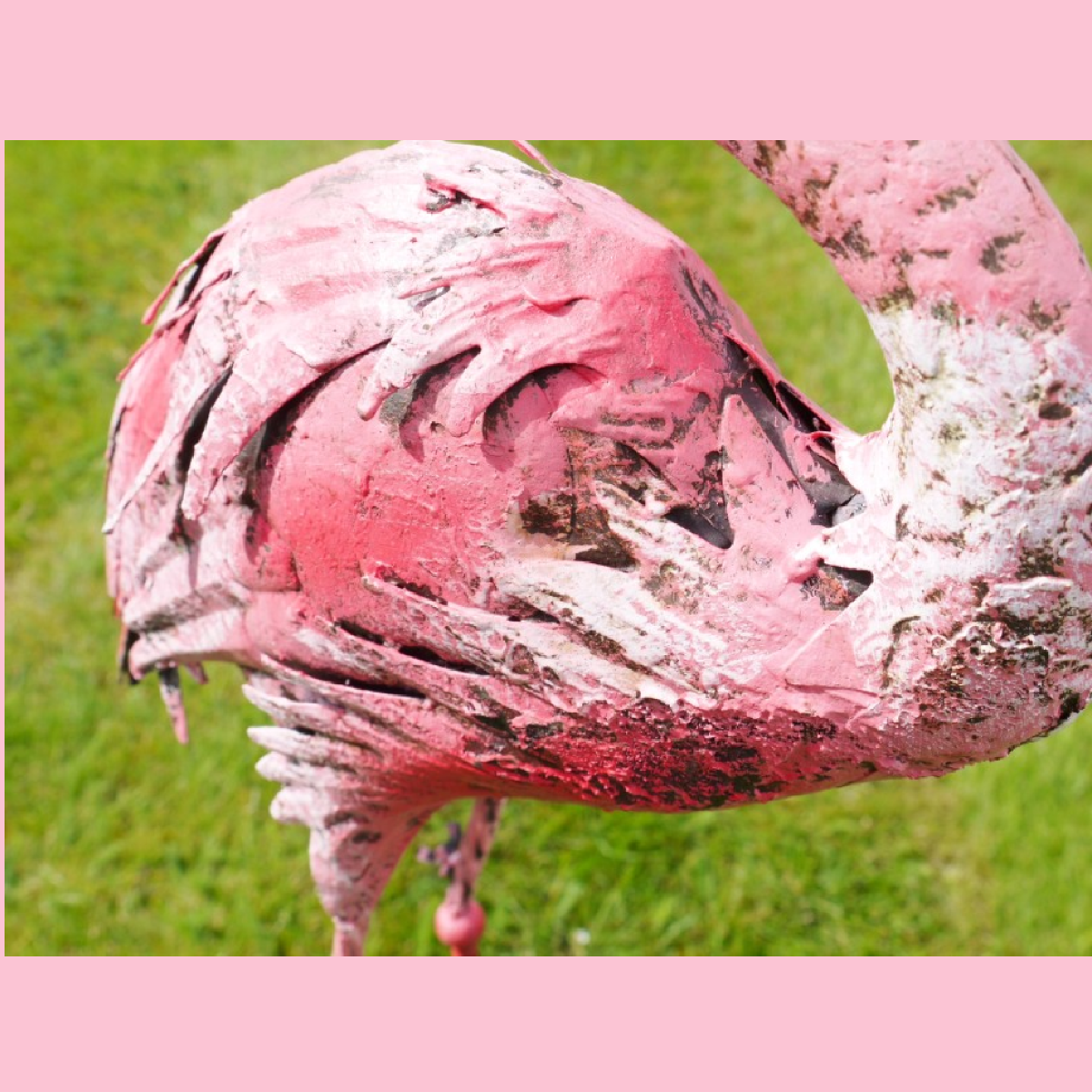 'Pink' Flamingo Garden Figure