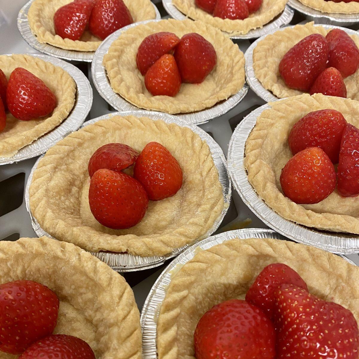 Strawberry Tarts | Summertime in Whitby