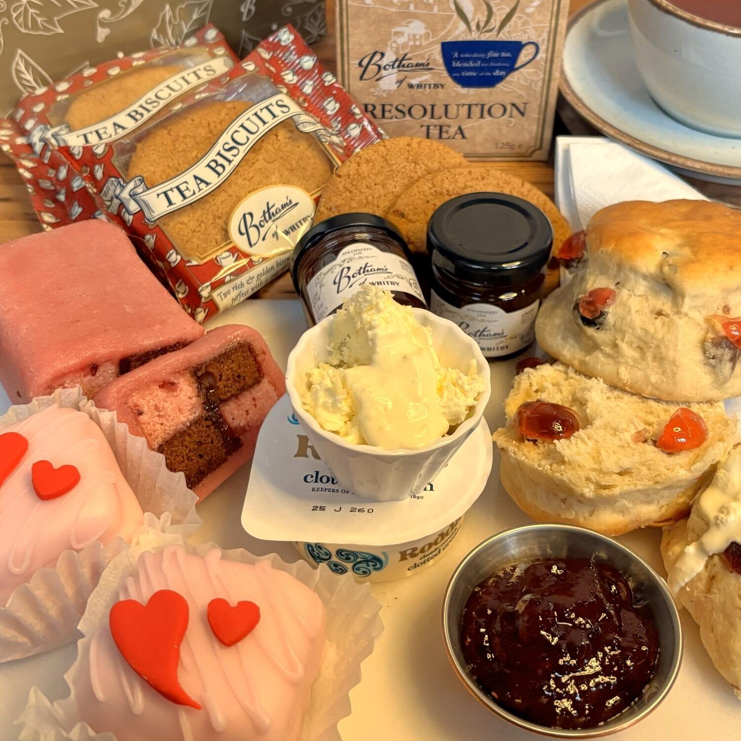 Valentine's Extra Special Cream Tea - Botham's of Whitby | Traditional ...