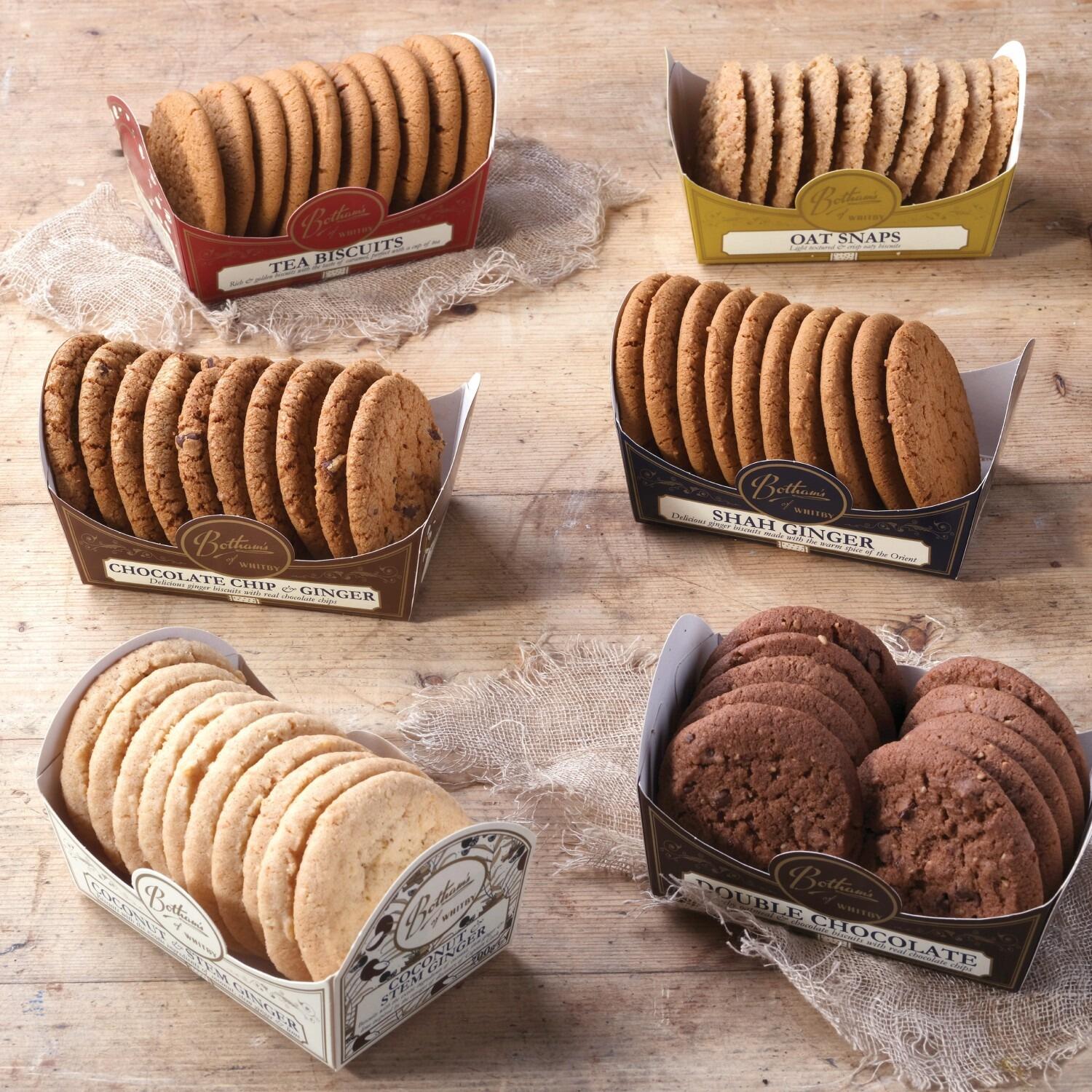 Chocolate Chip & Ginger Biscuits - Botham's of Whitby | Traditional ...
