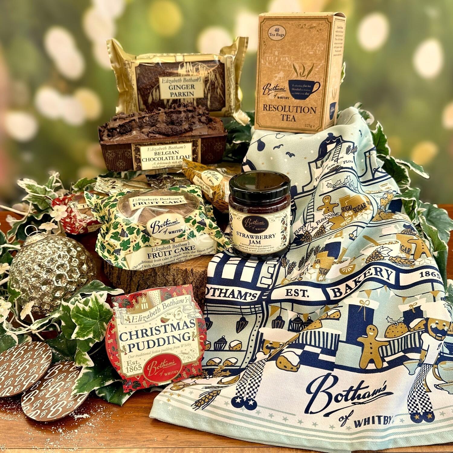 Seasons Greetings Gift Box | Christmas Food Hampers by post from Botham ...