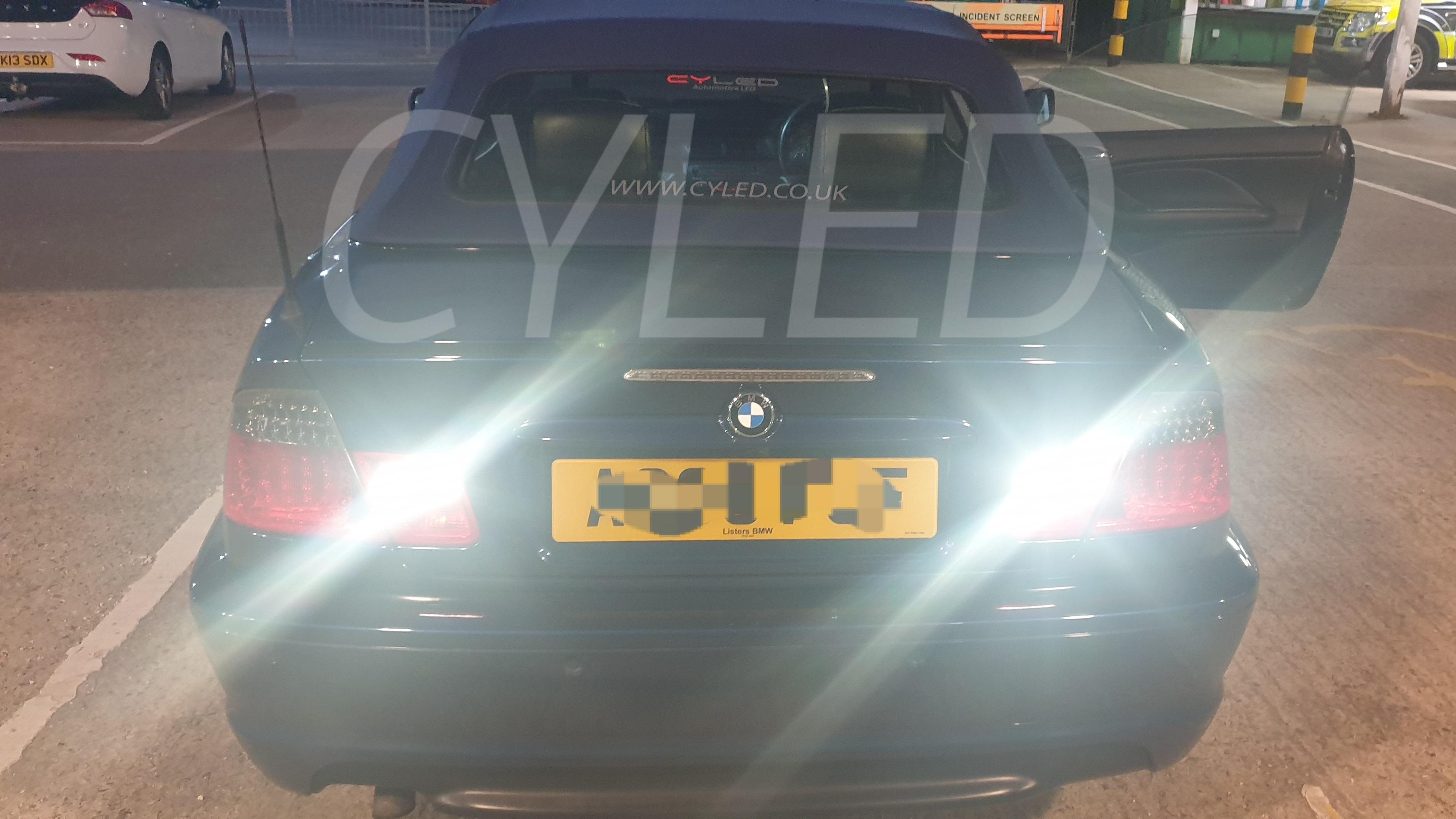 BMW E46 P21W LED reverse lights error free L@@K.