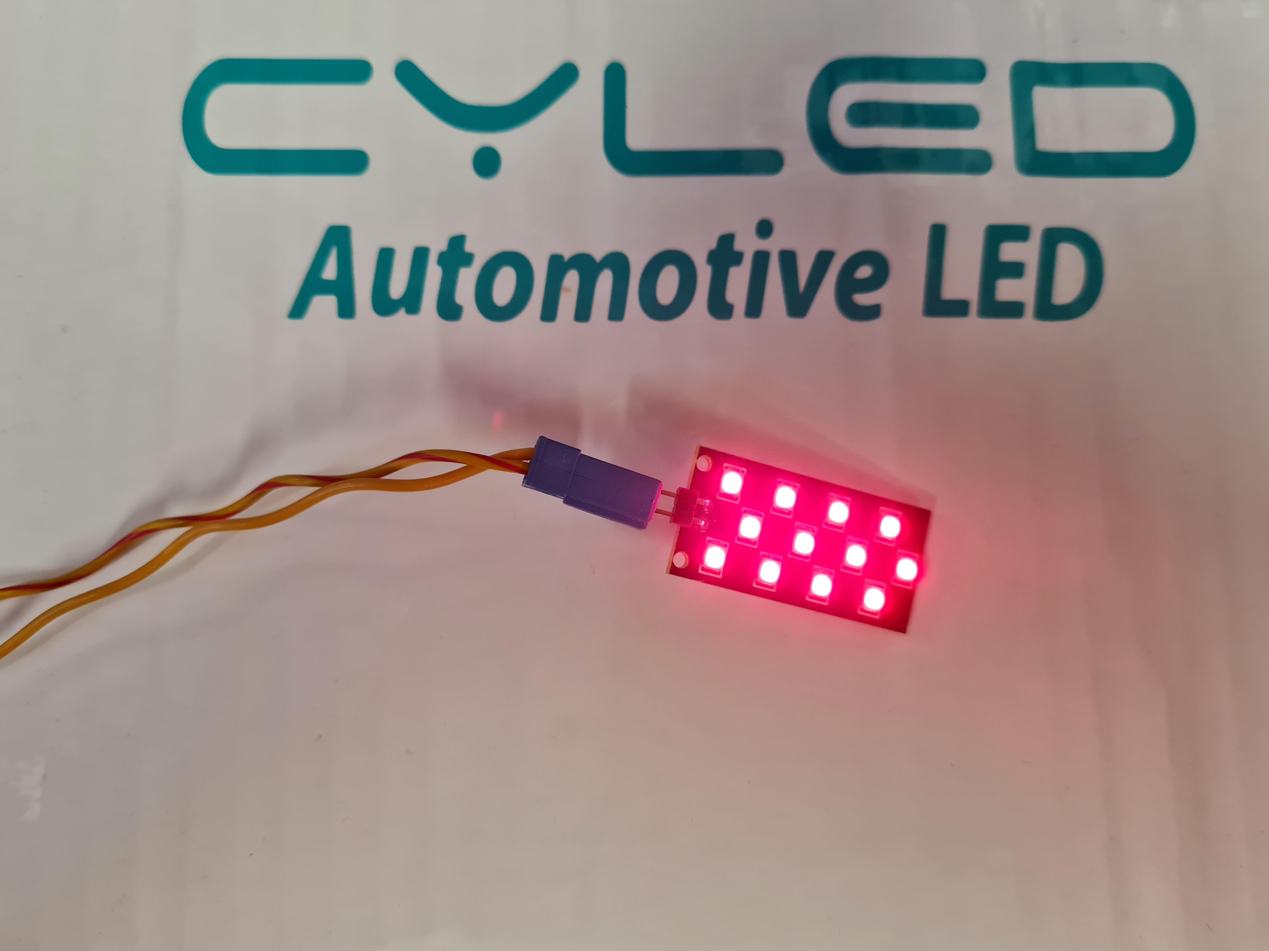 VW/SEAT LED Footwell lights Red L@@K.