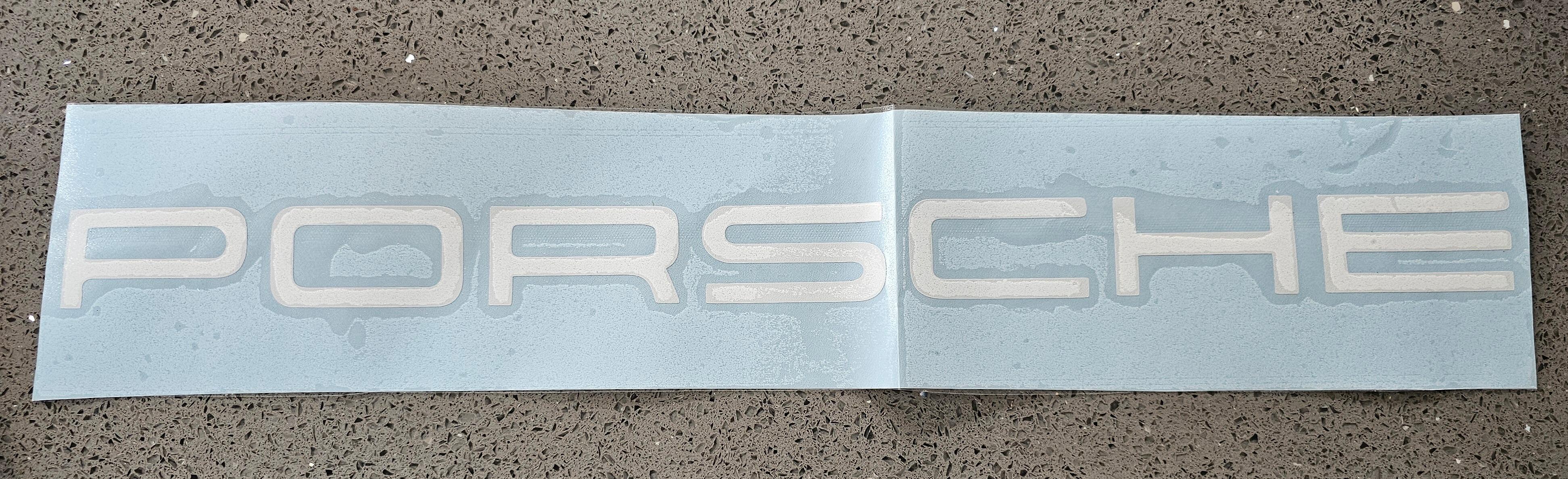 Porsche Boxster 986, 987 rear spoiler graphic.