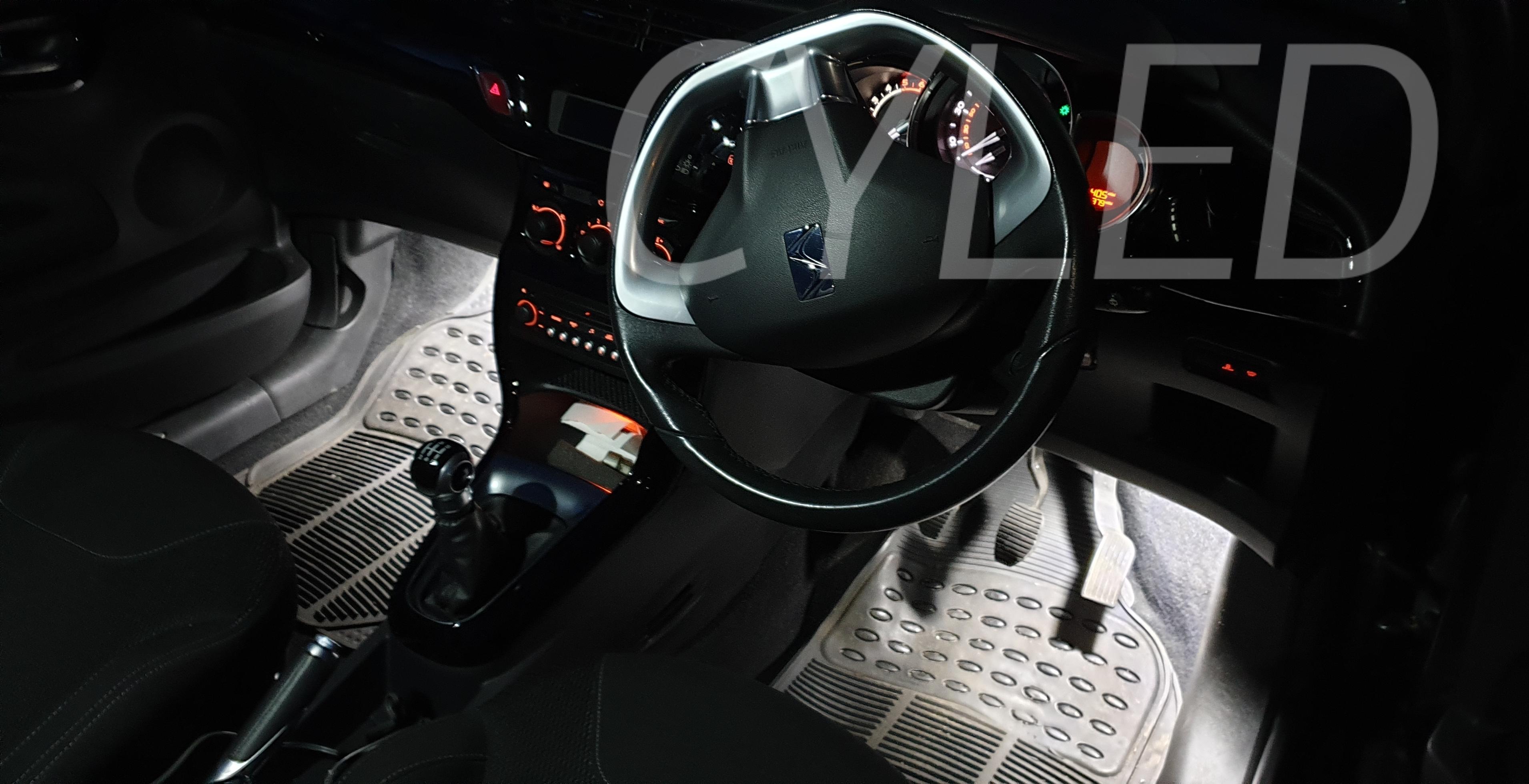 Citroen DS3 LED Footwell units 6000K White L@@K