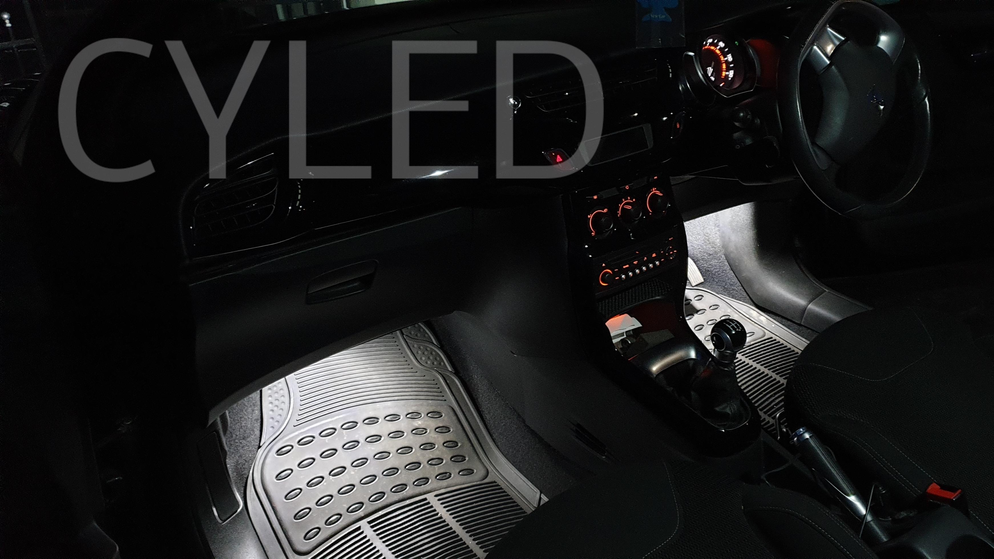 Citroen DS3 LED Footwell units 6000K White L@@K