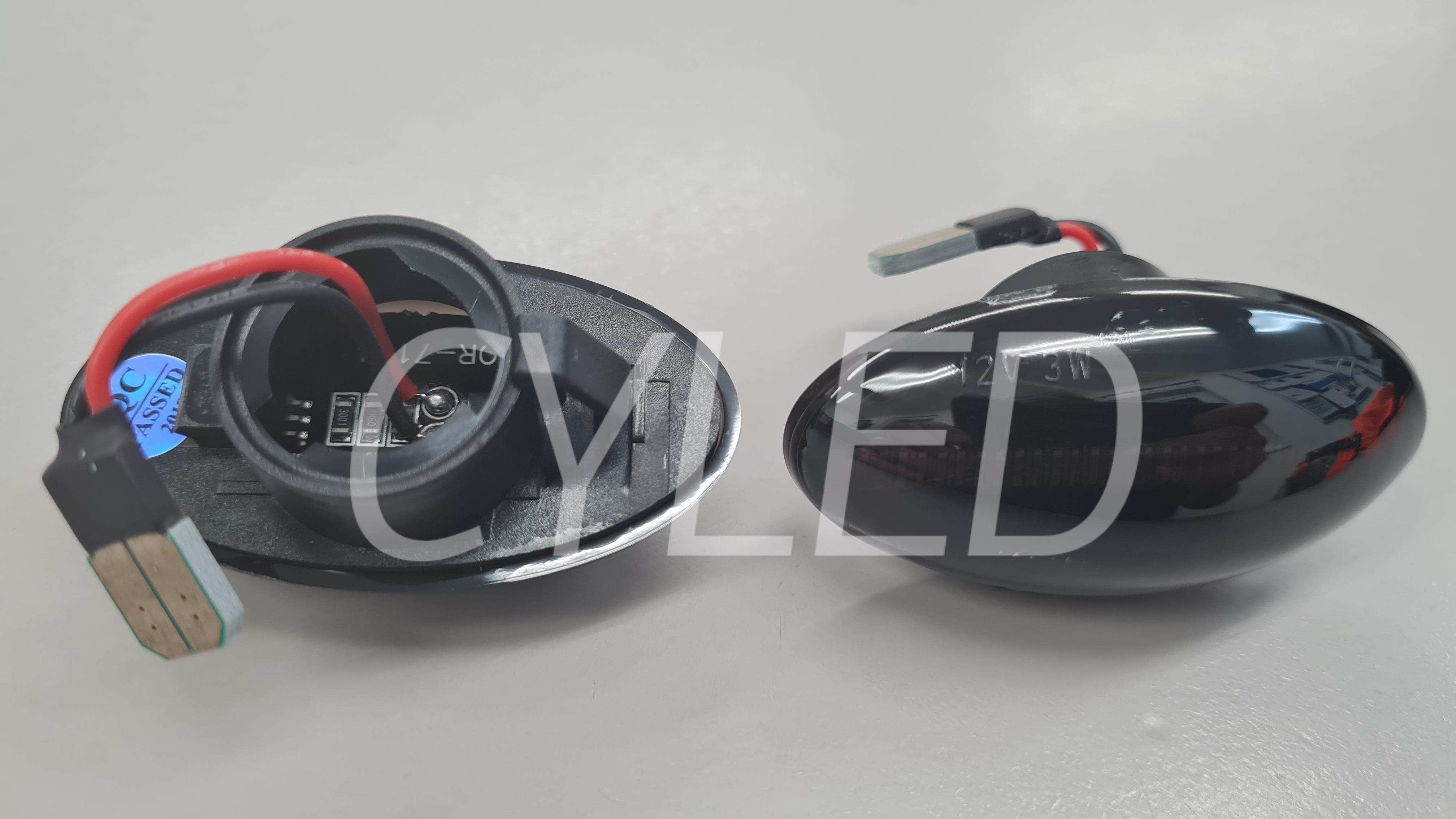 Mini R50, R52, R53 2001 - 2006 Smoked LED side repeaters L@@K.