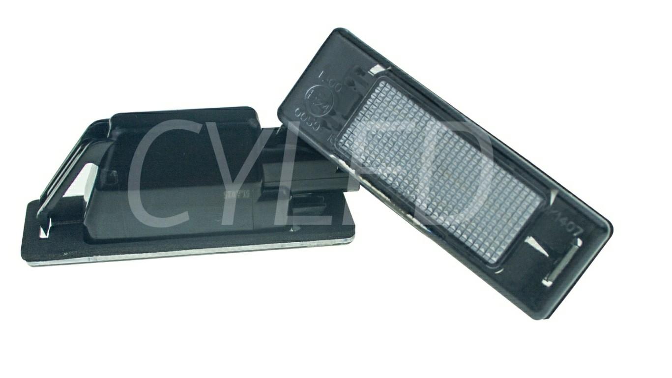 Citroen DS3 LED number plate units.