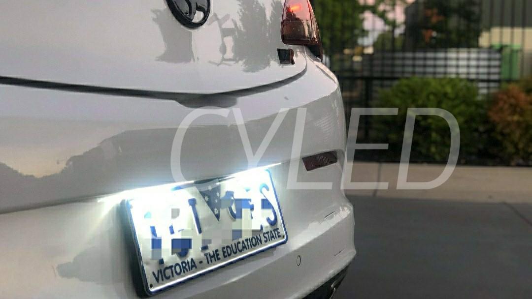 Vauxhall Astra GTC LED number plate units