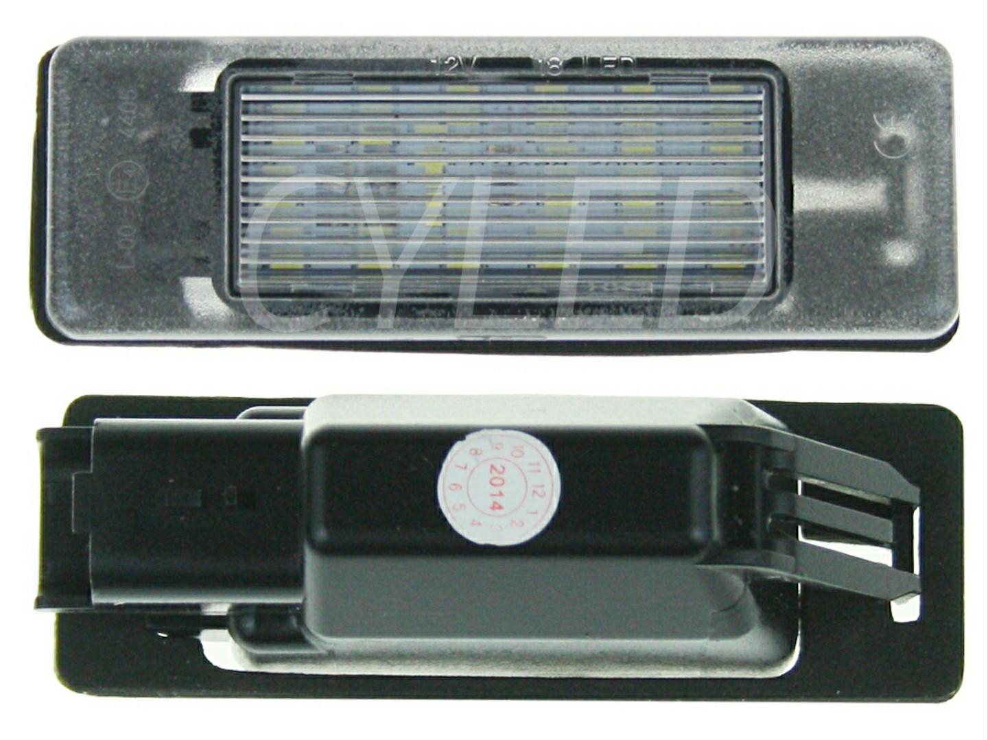 Citroen DS3 LED number plate units.