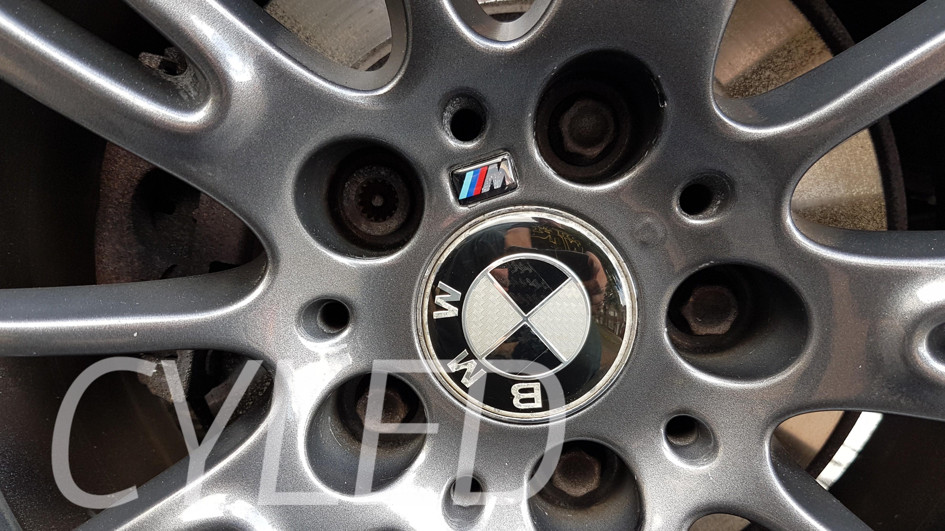 BMW Alloy Wheel M-Logo emblem x6