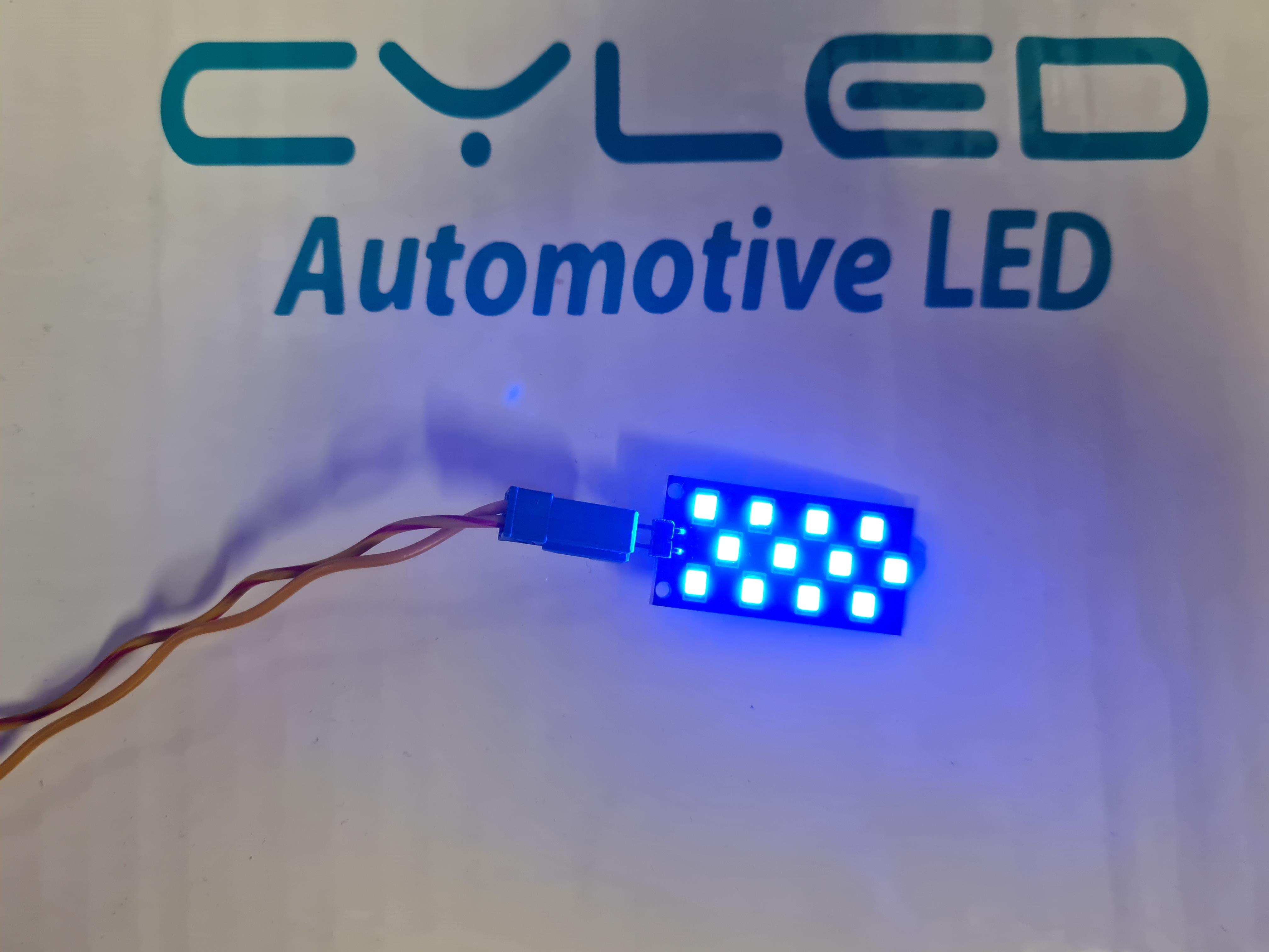 VW/SEAT LED Footwell lights Blue L@@K.