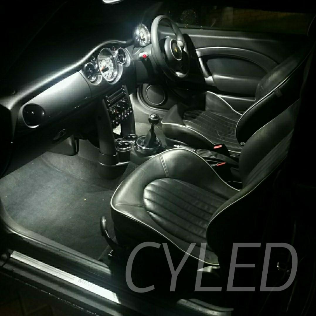 Mini R50 & R53 Cooper S interior LED kit 6000K White L@@K.
