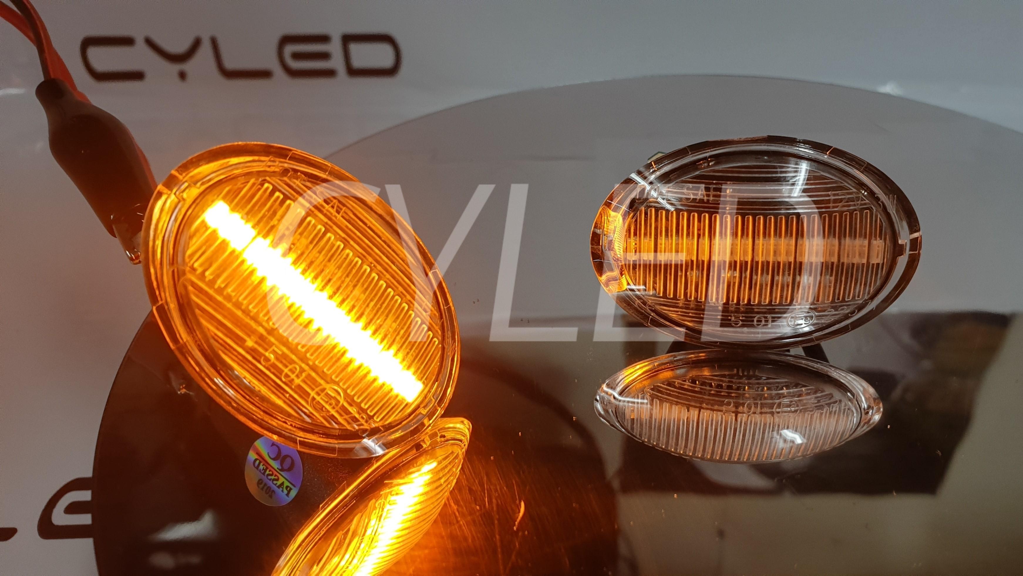 Ford KA MK2 Clear LED side repeaters.