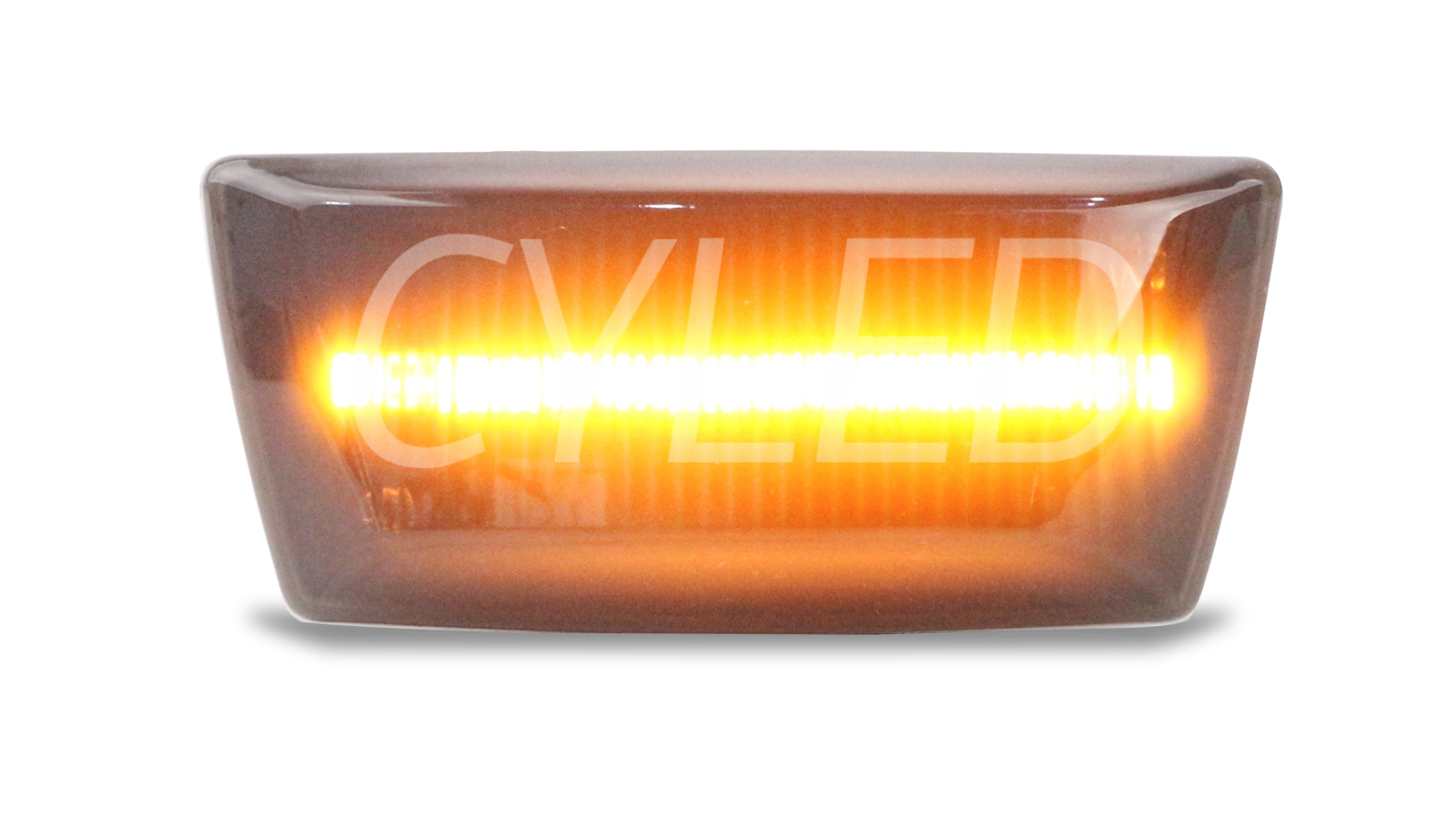 Vauxhall Astra GTC Smoked LED side repeaters standard flash.