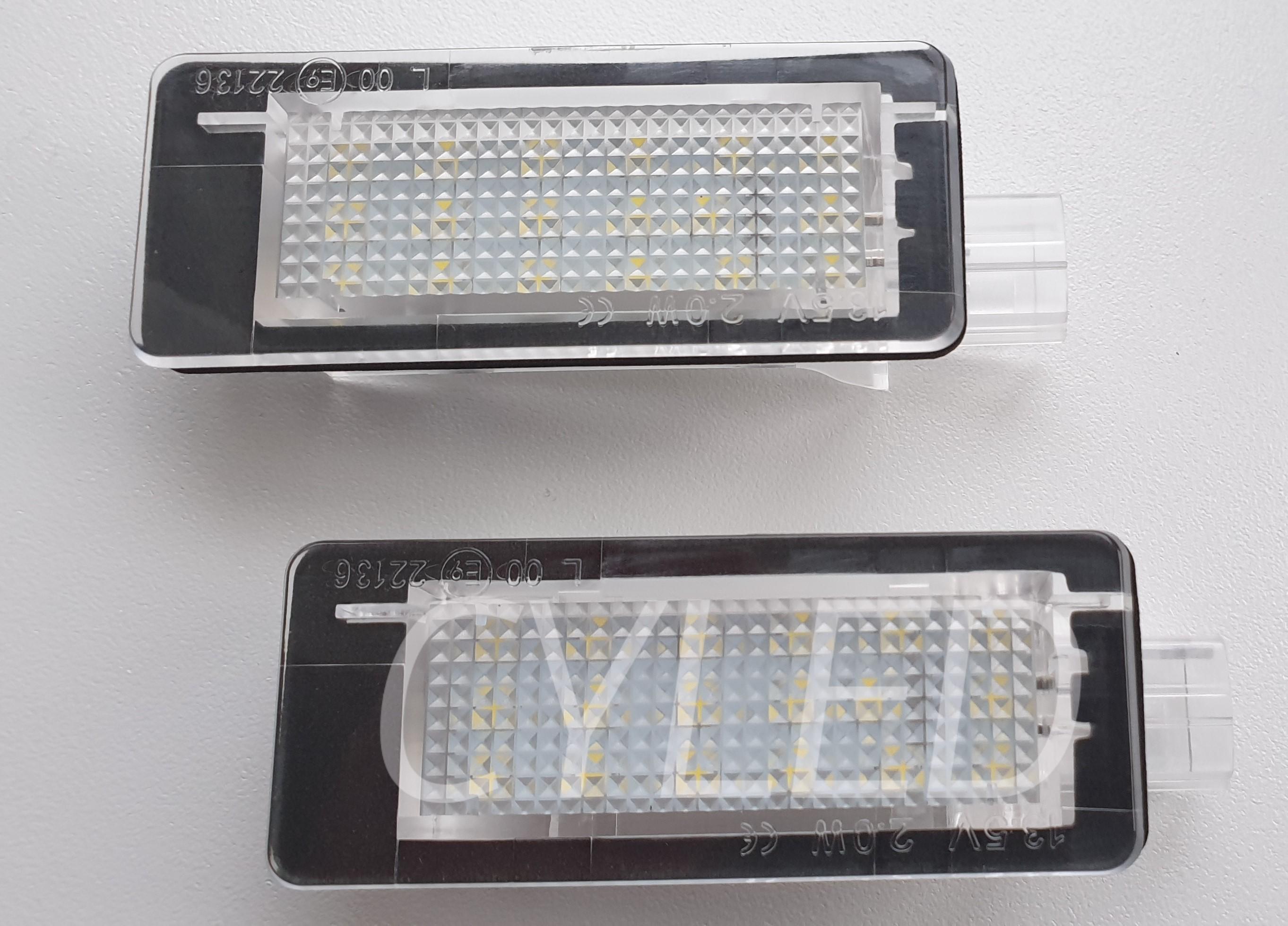 Renault LED number plate units error free L@@K, Clio, Laguna, Megane
