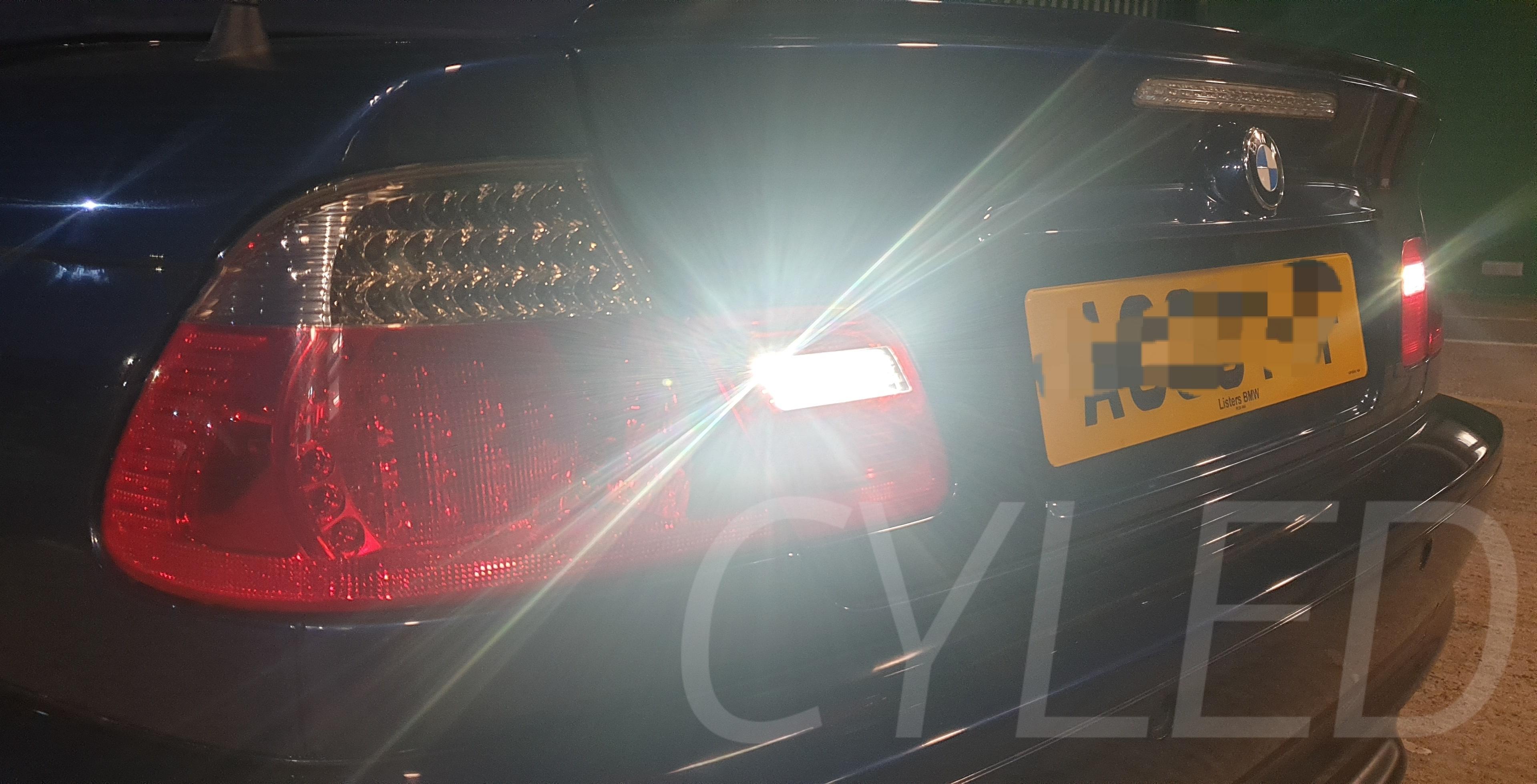 BMW E46 P21W LED reverse lights error free L@@K.