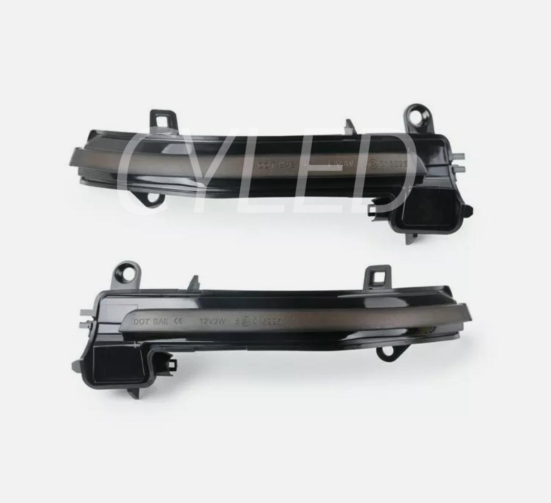 BMW 1,2,3 & 4 F-Series Dynamic smoked LED wing mirror indicators.