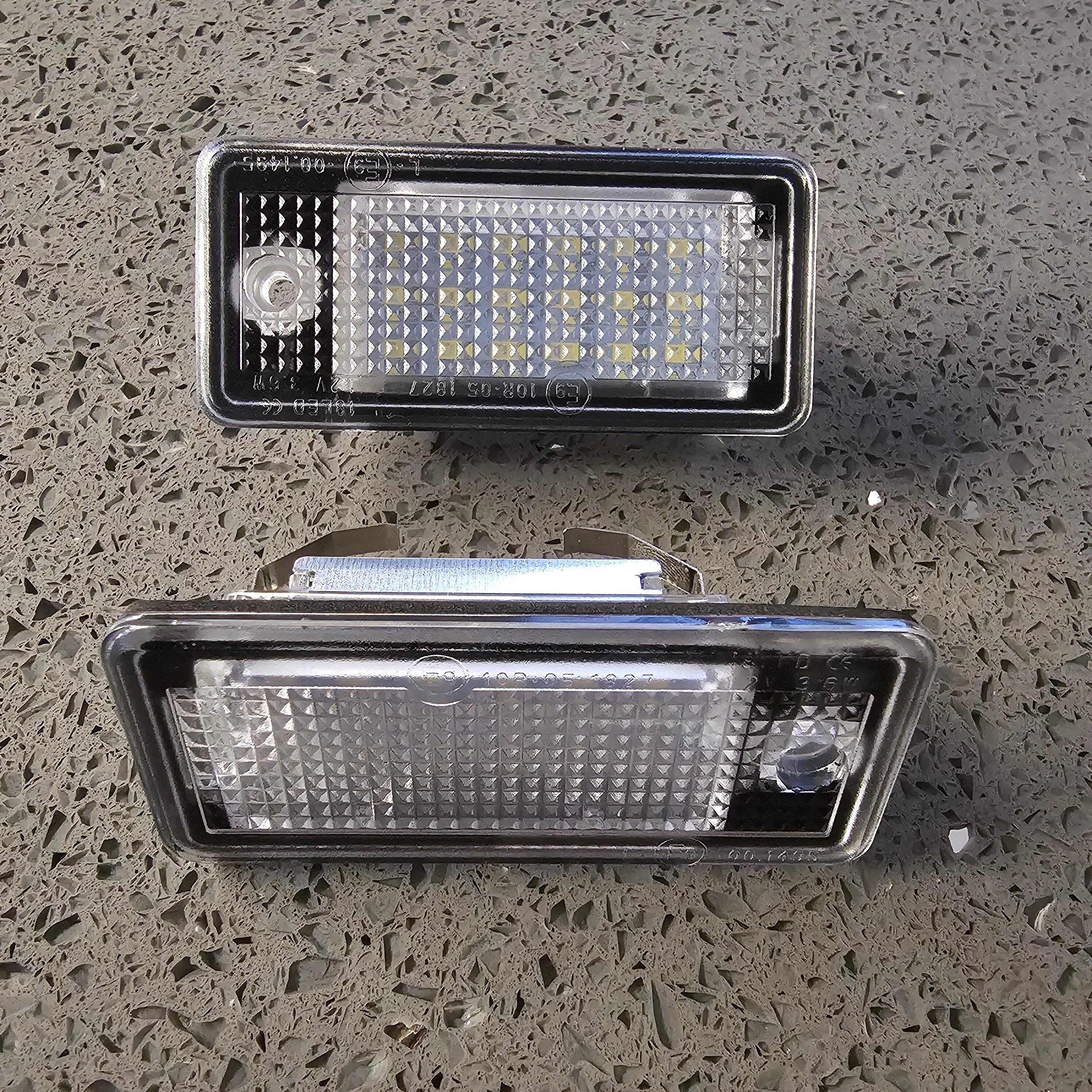 Audi A4 B7 2004 - 2007 LED number plate units 6000K error free L@@K