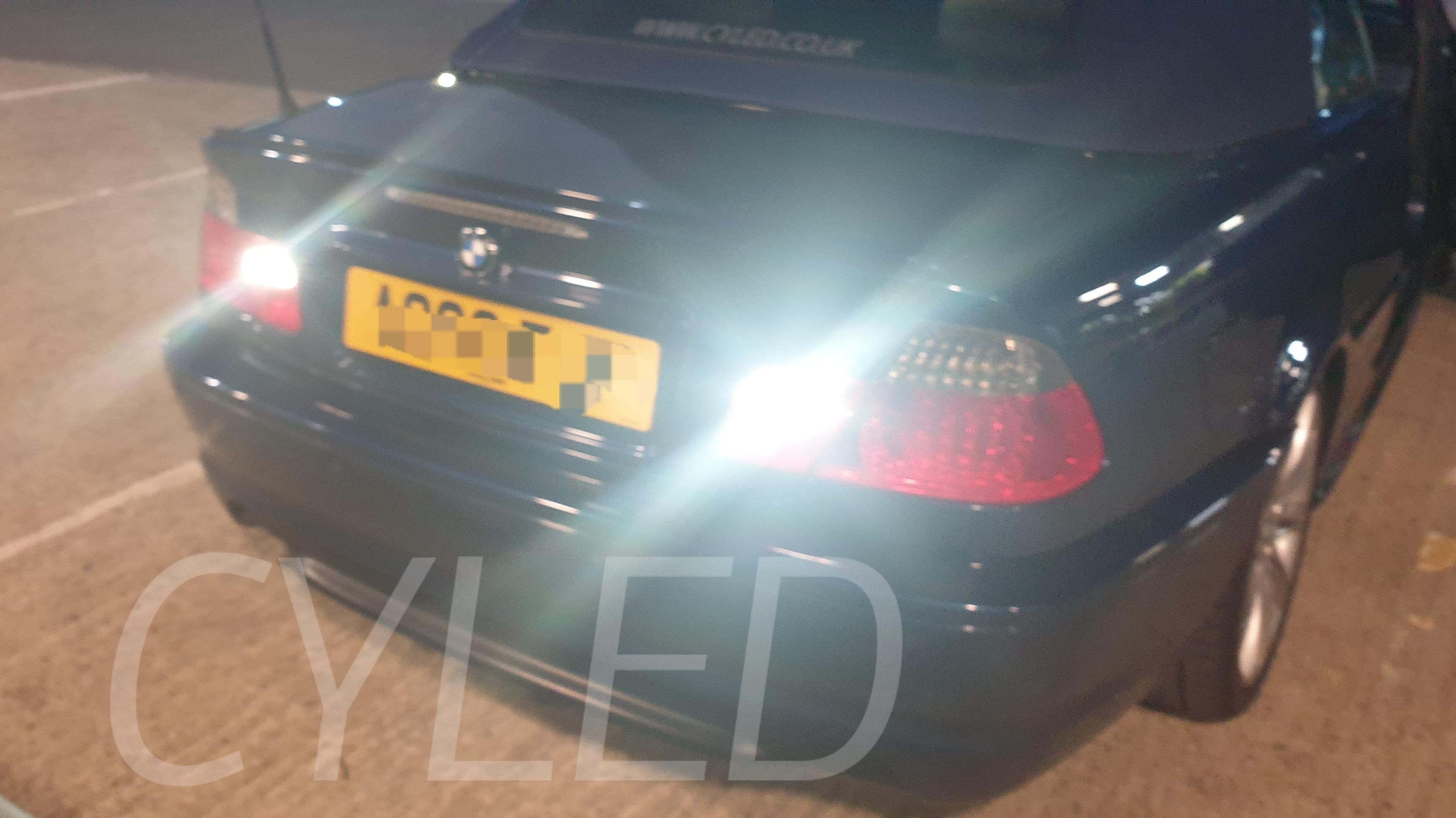 BMW E46 P21W LED reverse lights error free L@@K.