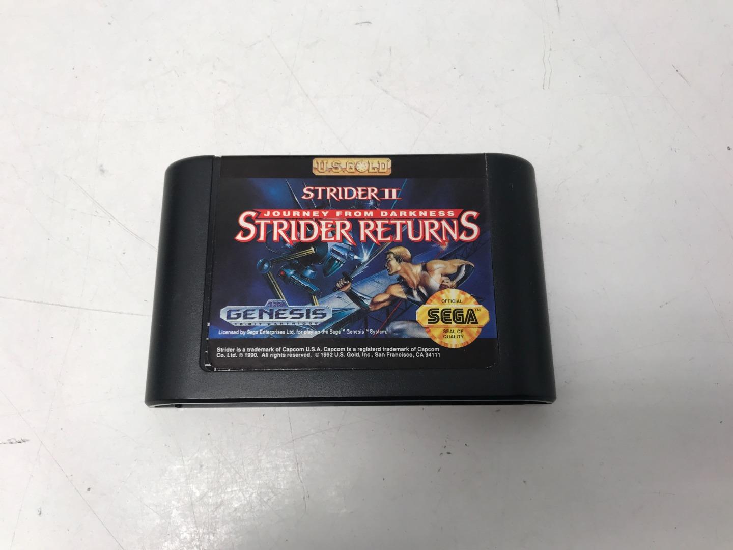 Journey From Darkness: Strider Returns Sega Genesis Game