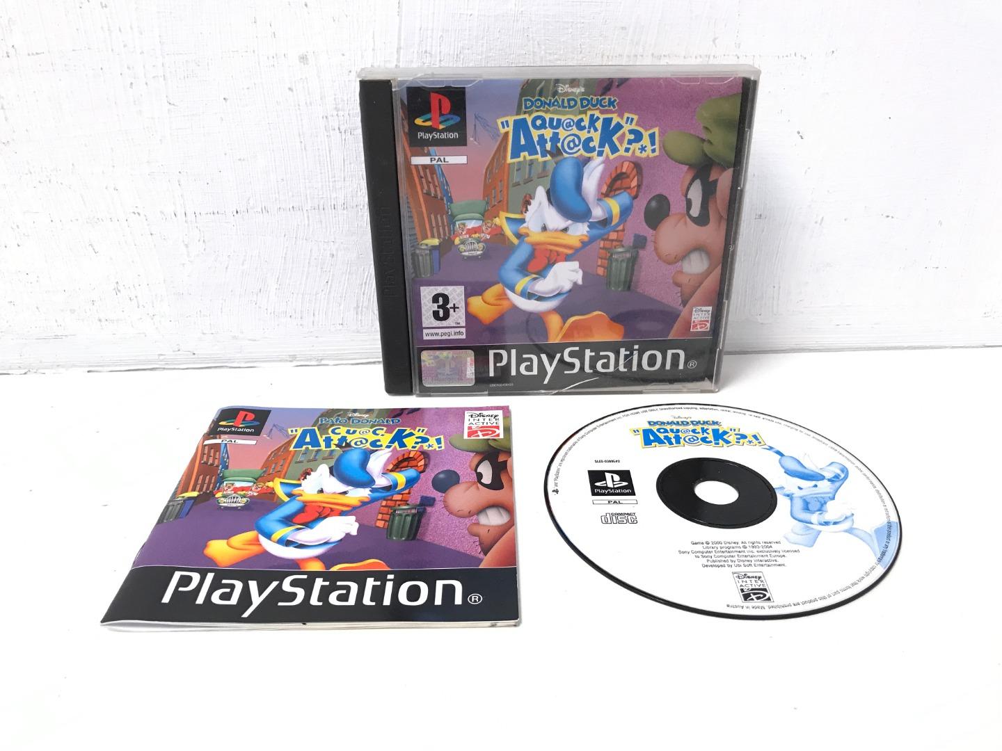 Donald Duck Quack Attack PS1 Game
