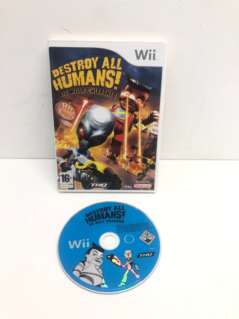 Destroy All Humans Big Willy Unleashed Nintendo Wii Game