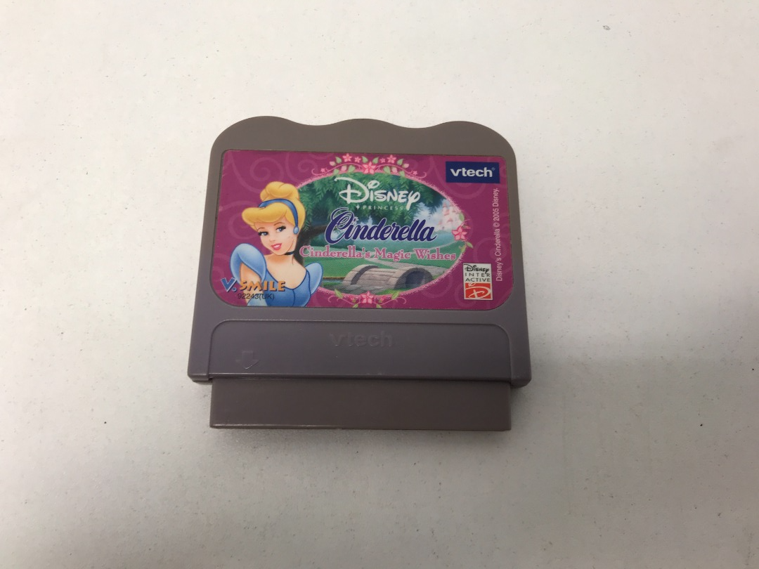 Disney Princess Cinderella Vtech V.Smile Game Cartridge