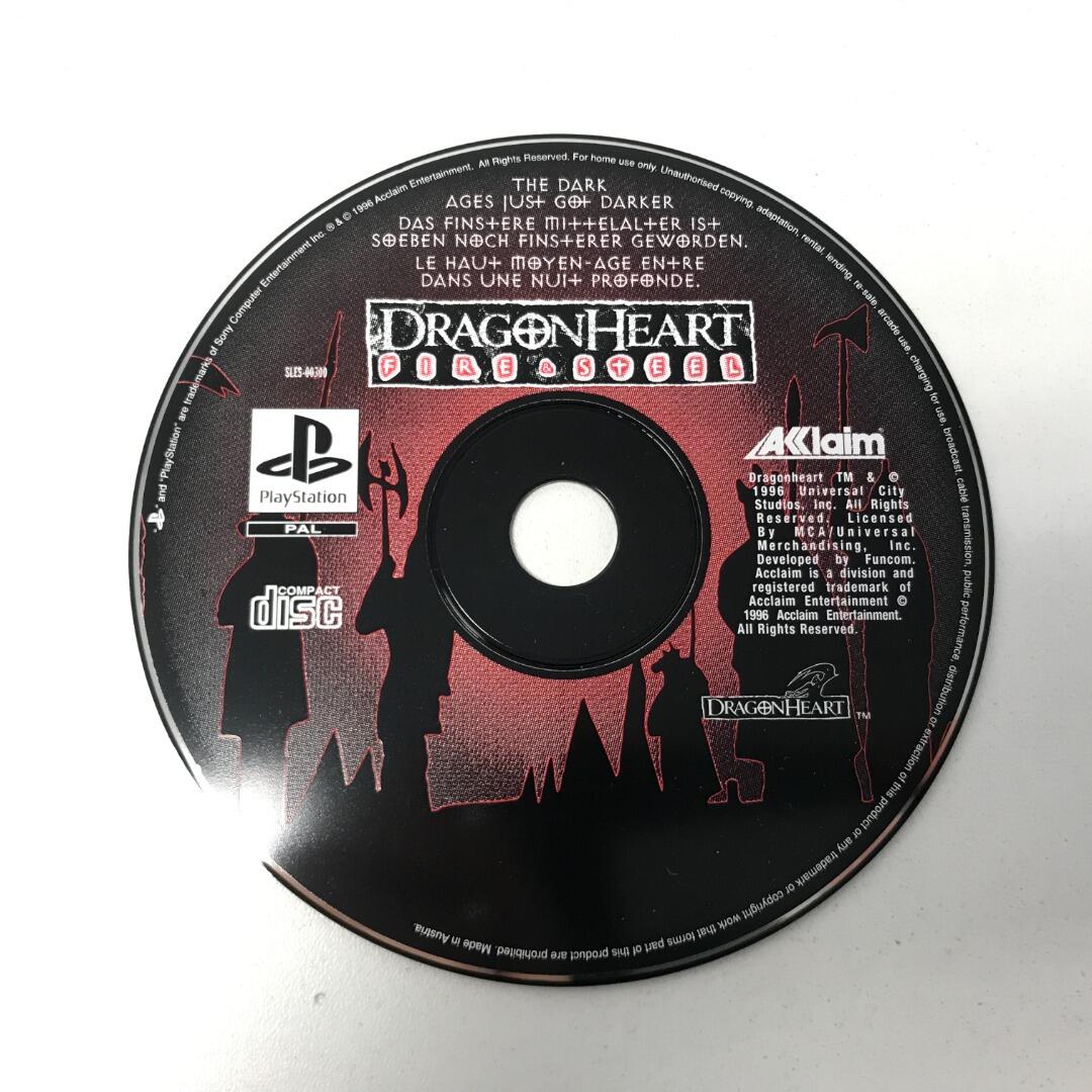 Dragon Heart Fire and Steel PS1 Game