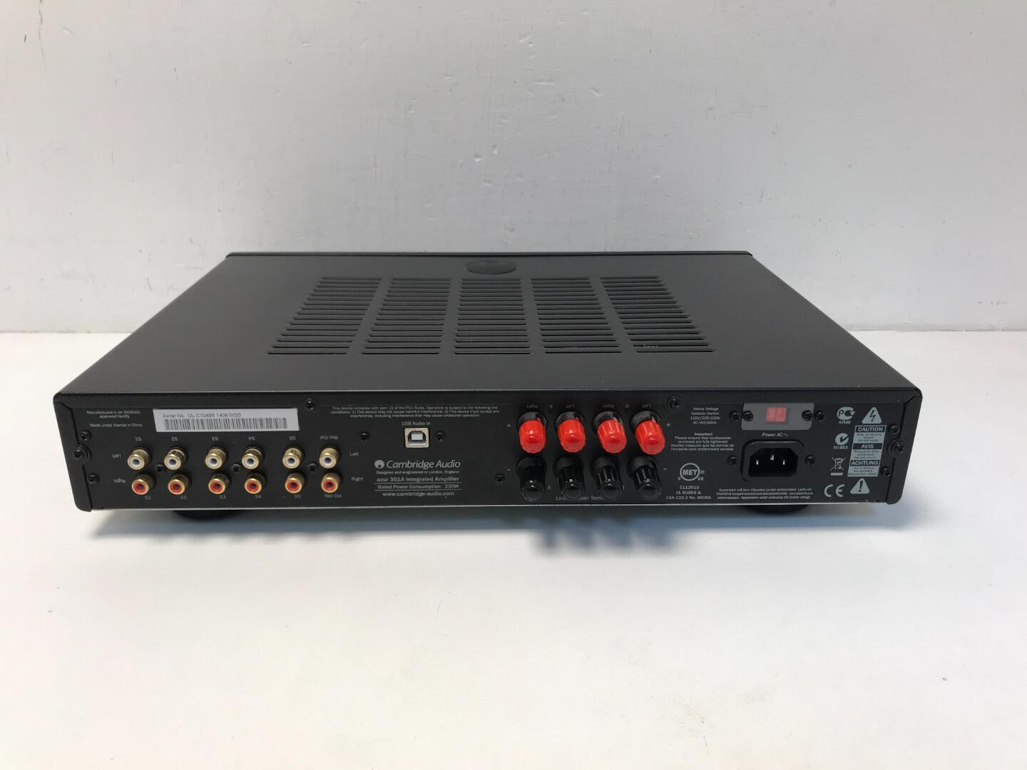 Cambridge Audio Azur 351A Integrated Amplifier