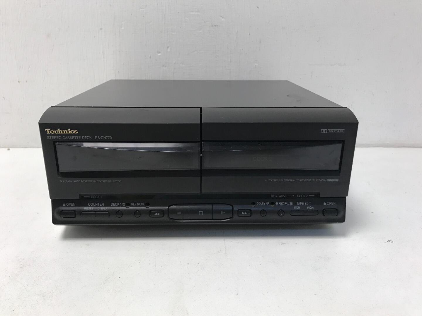 Technics RS-CH770 Stereo Cassette Deck - Parts or Spares