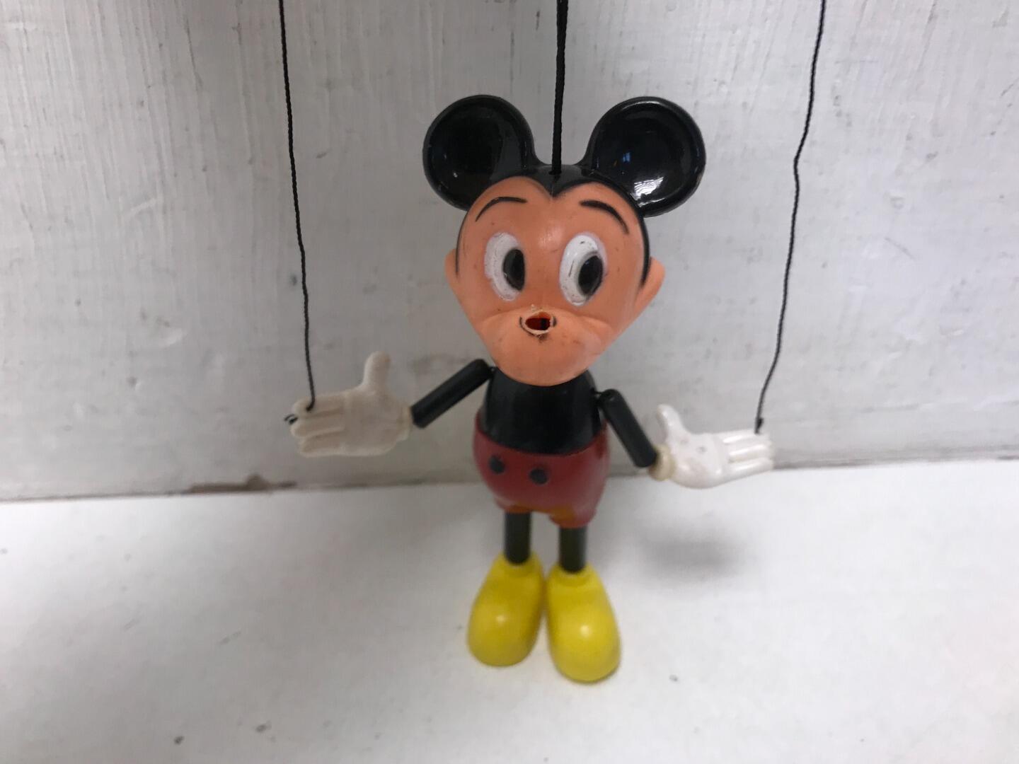 Vintage Disney Mickey Mouse String Puppet