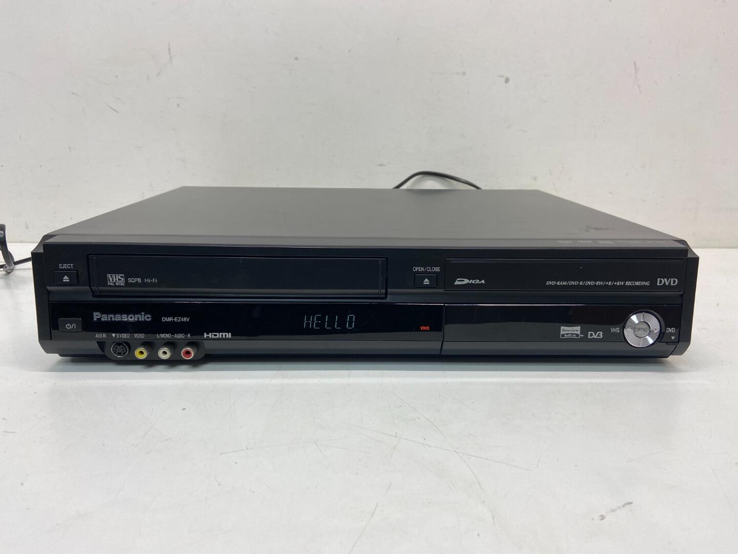 Panasonic DMR-EZ48V DVD VHS Recorder with Freeview