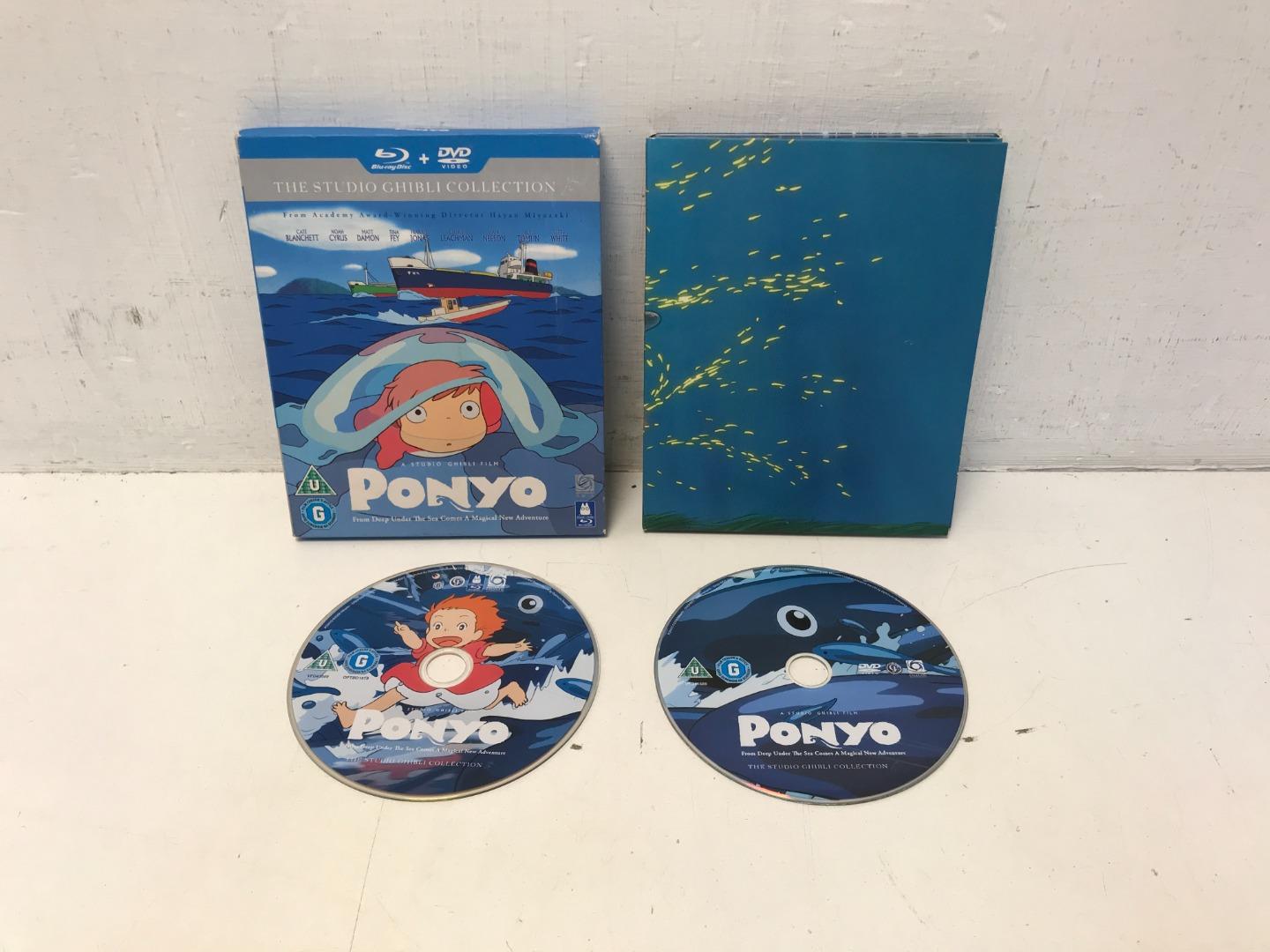 Ponyo Blu Ray DVD