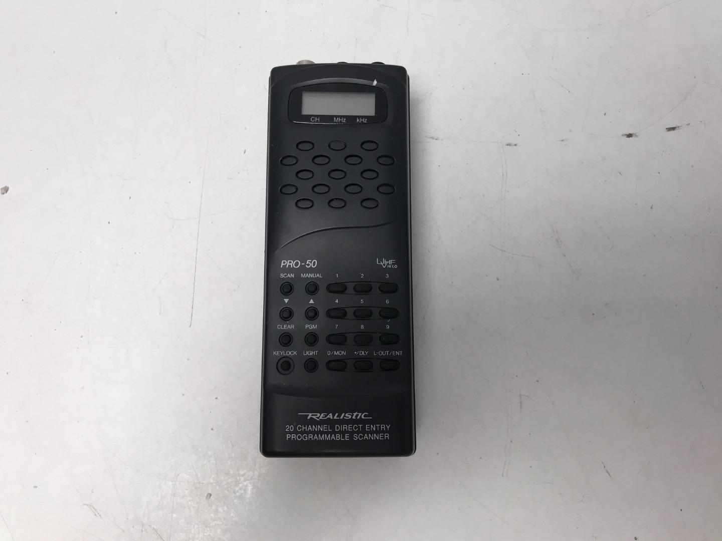 Realistic Pro-50 20 Channel Portable Scanner