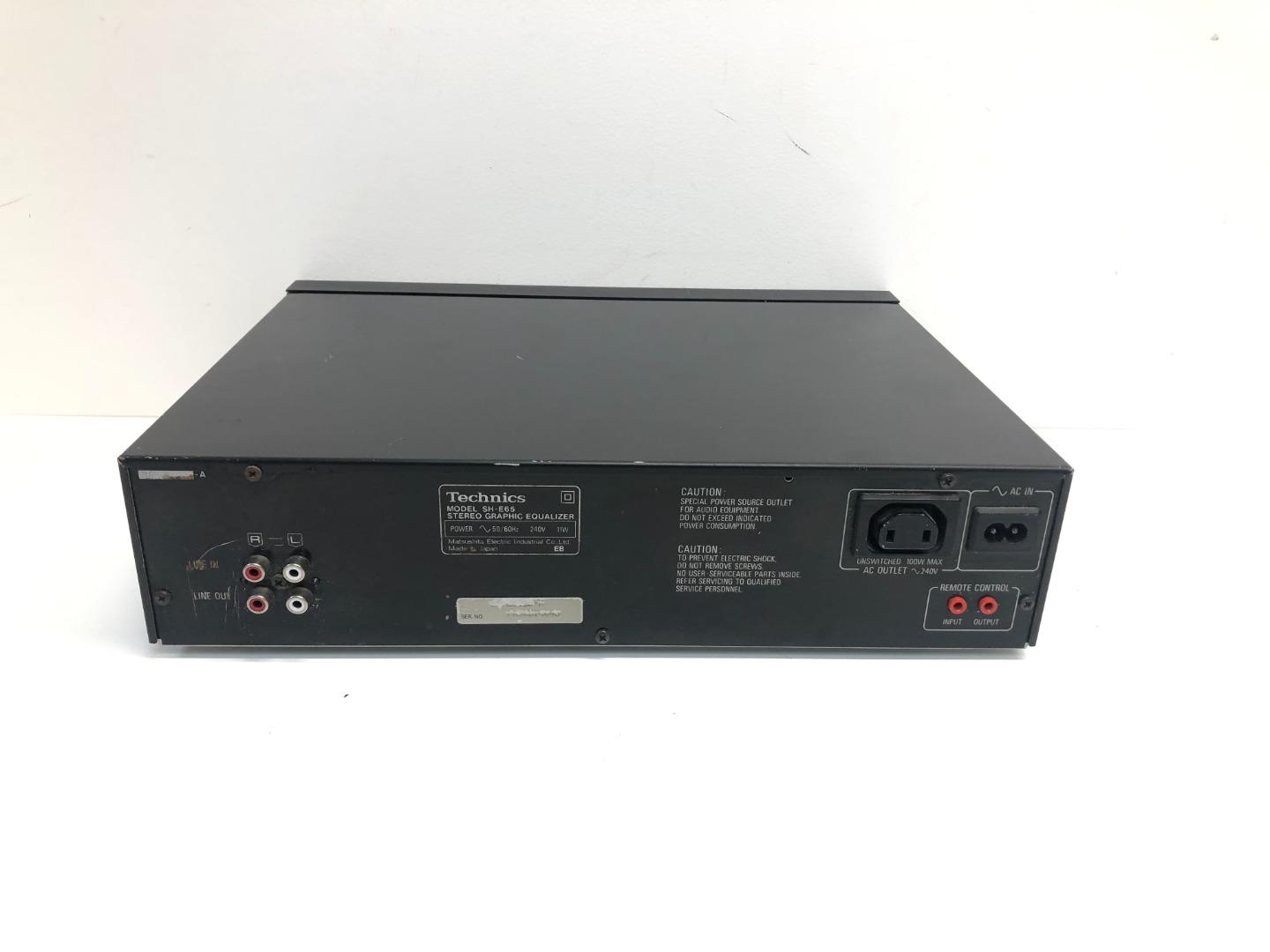 Technics SH-E65 Stereo Graphic Equalizer