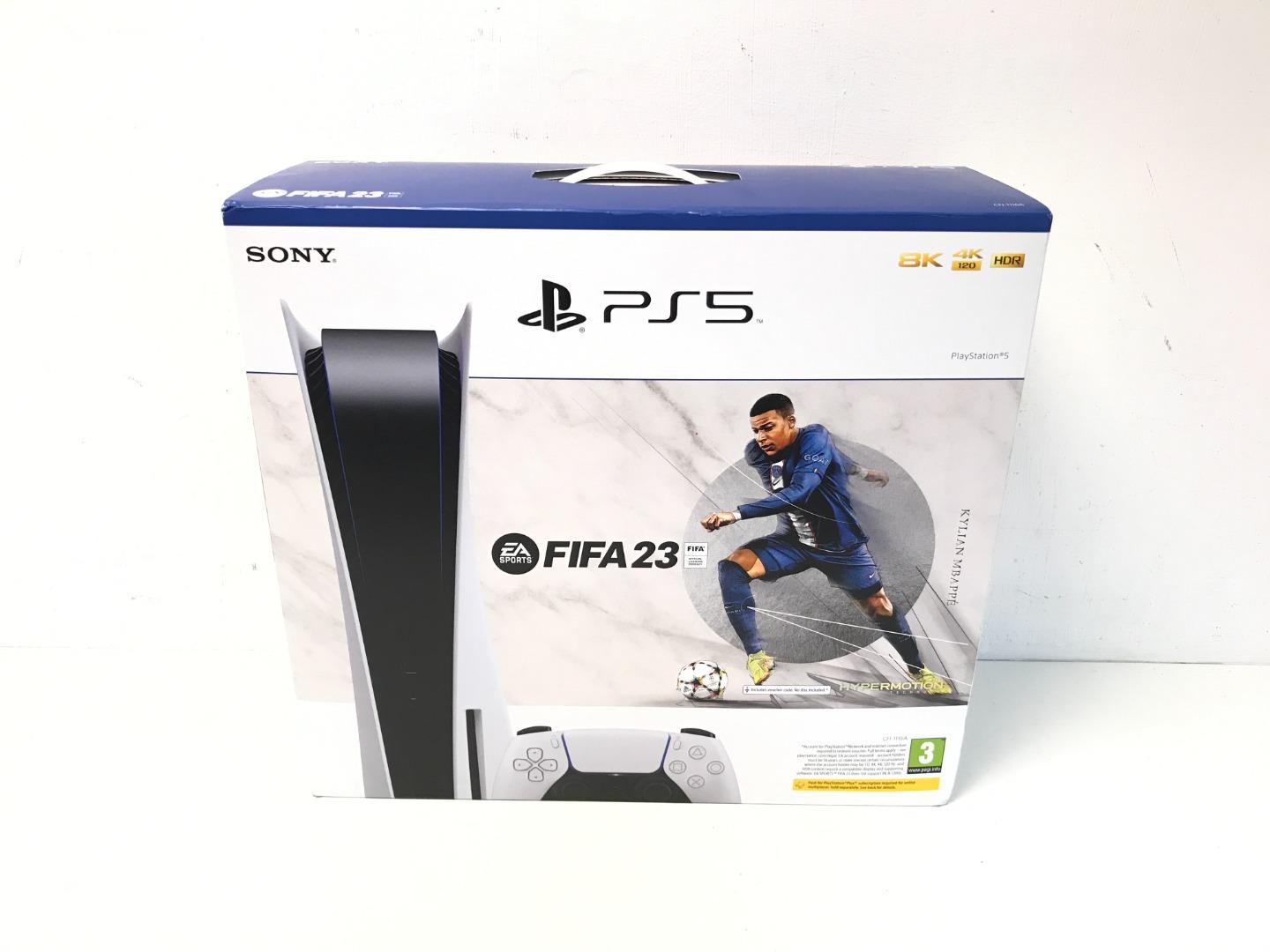 Sony PS5 Disc Console with FIFA 23