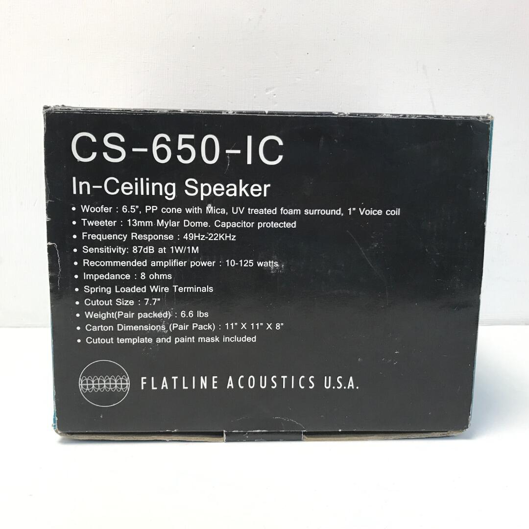 Flatline Acoustics CS-650-IC 6.5'' In-Ceiling Speaker