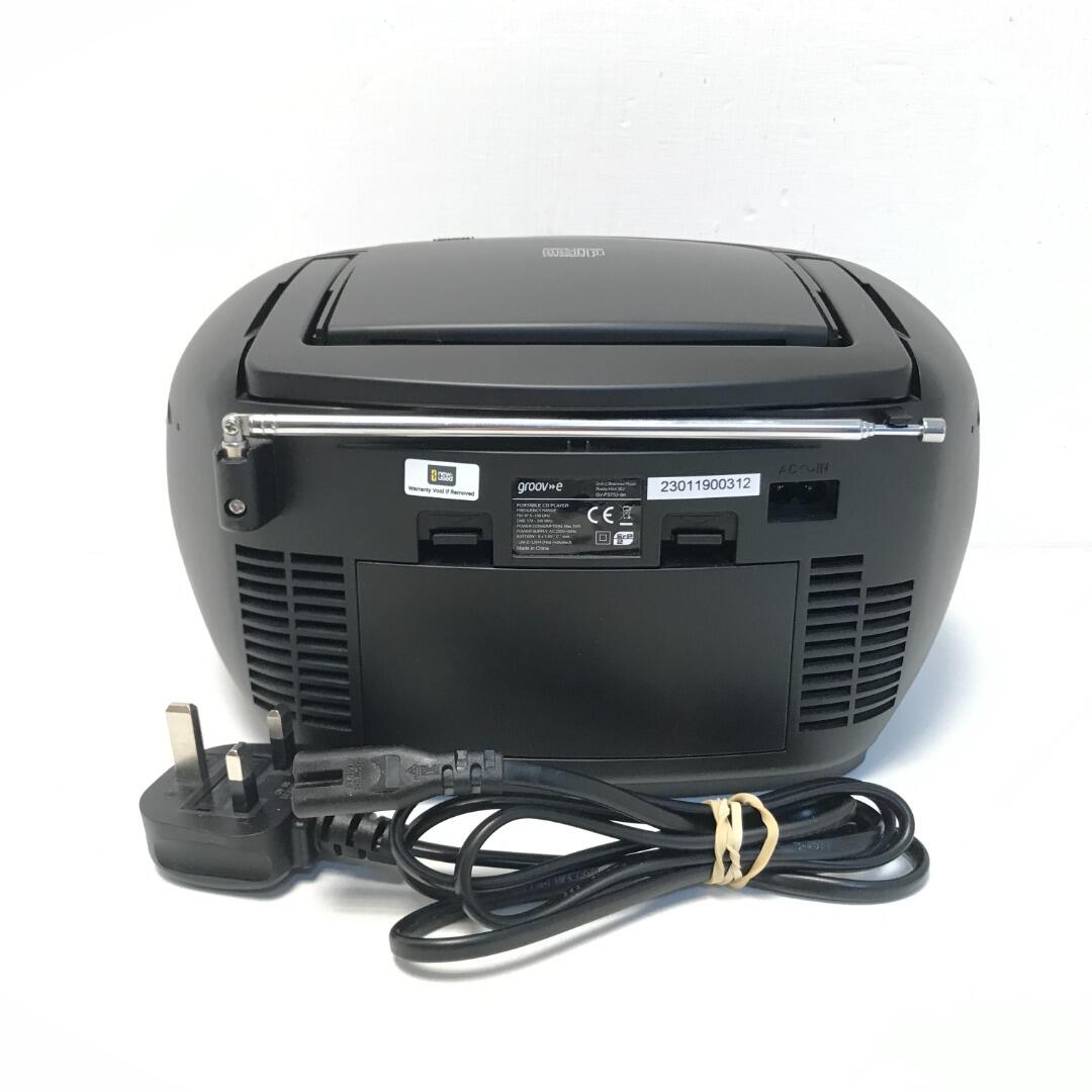 Groov-e GV-PS753-BK DAB Potable Boombox