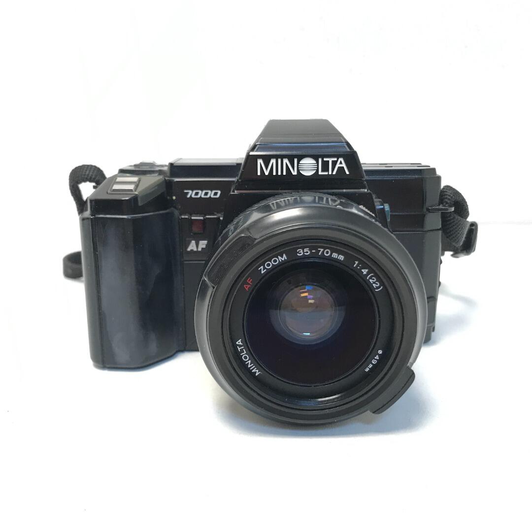 Minolta 7000 AF SLR 35mm Film Camera with 35-70mm Zoom Lens (with defects)