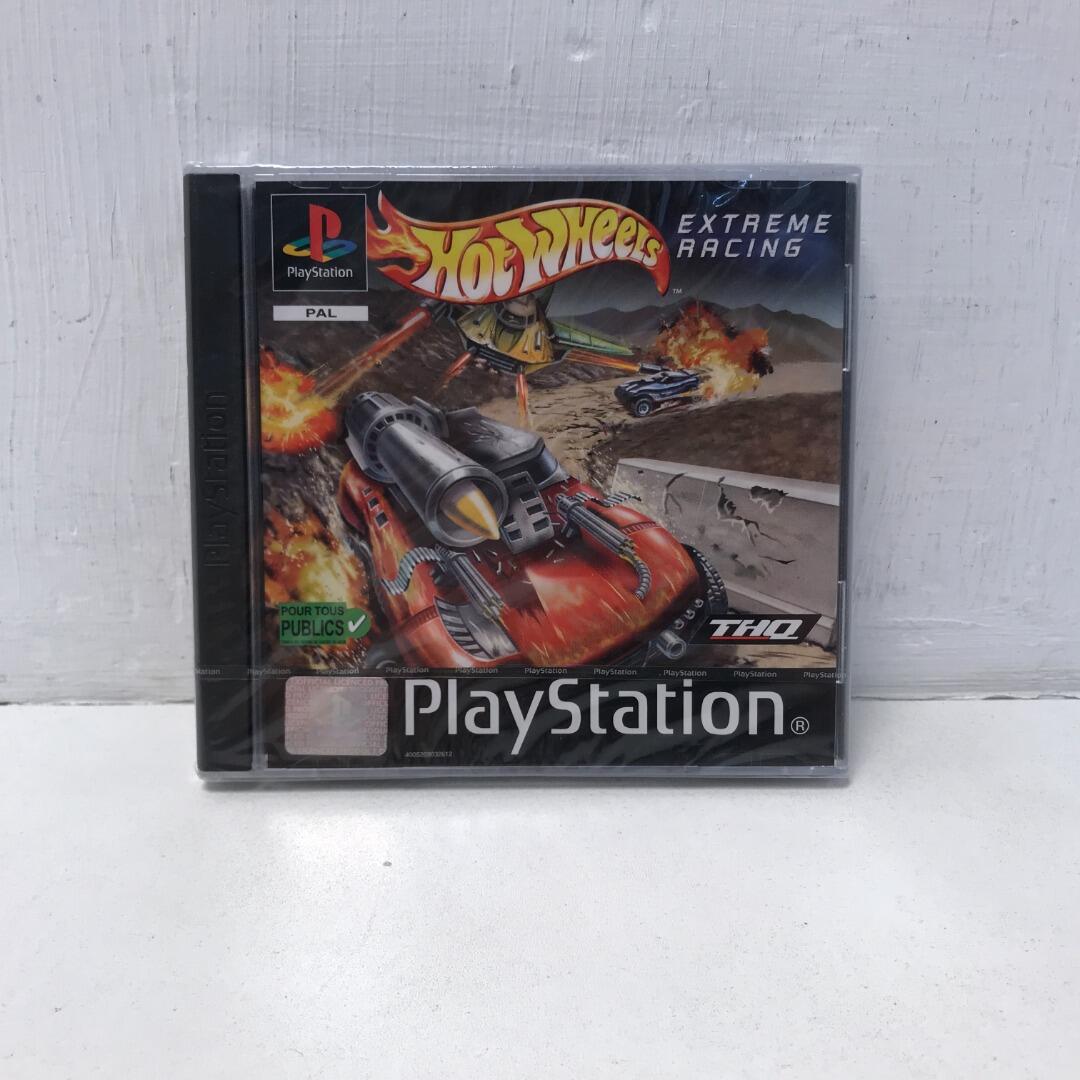 Hot Wheels Extreme Racing PS1 Game (French Cover)