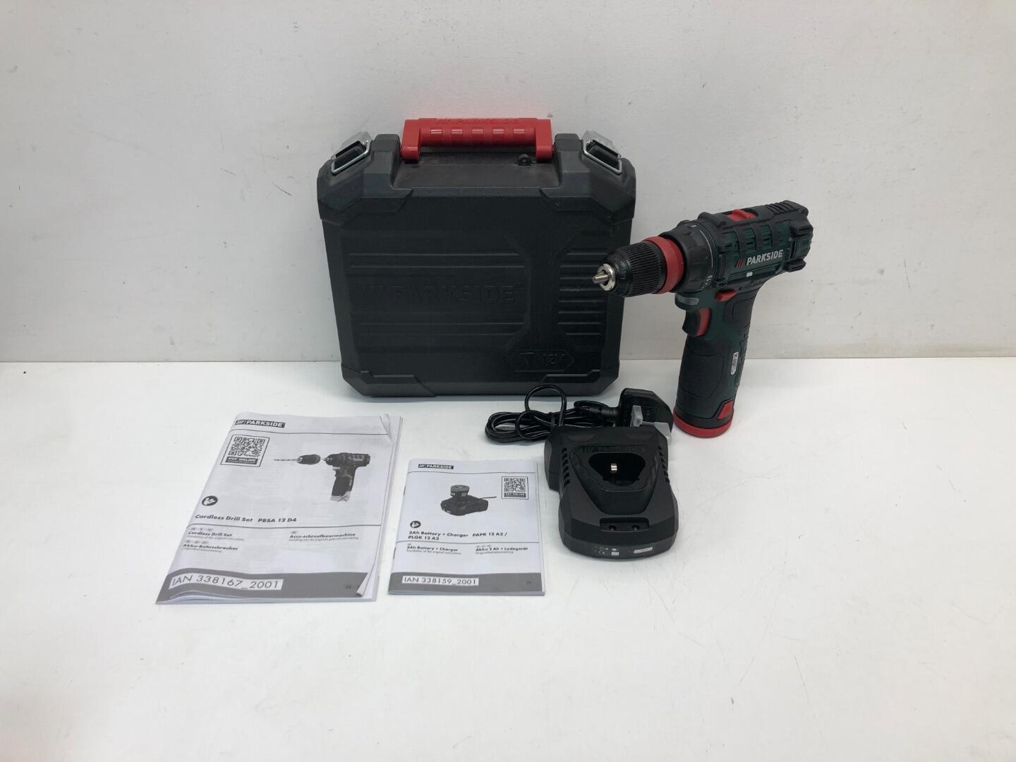 Parkside PBSA 12 D4 12V Cordless Drill