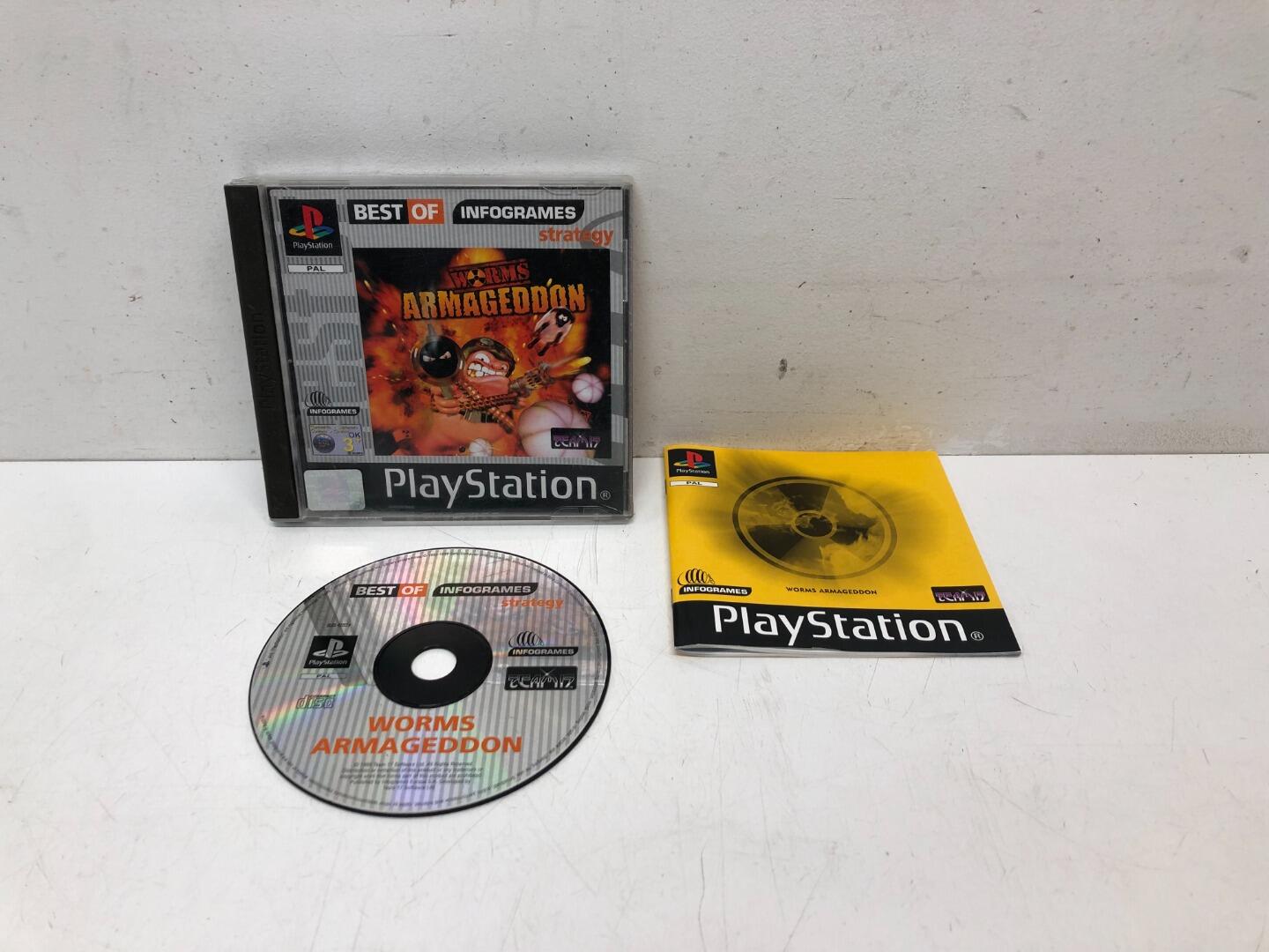 Worms Armageddon PS1 Game